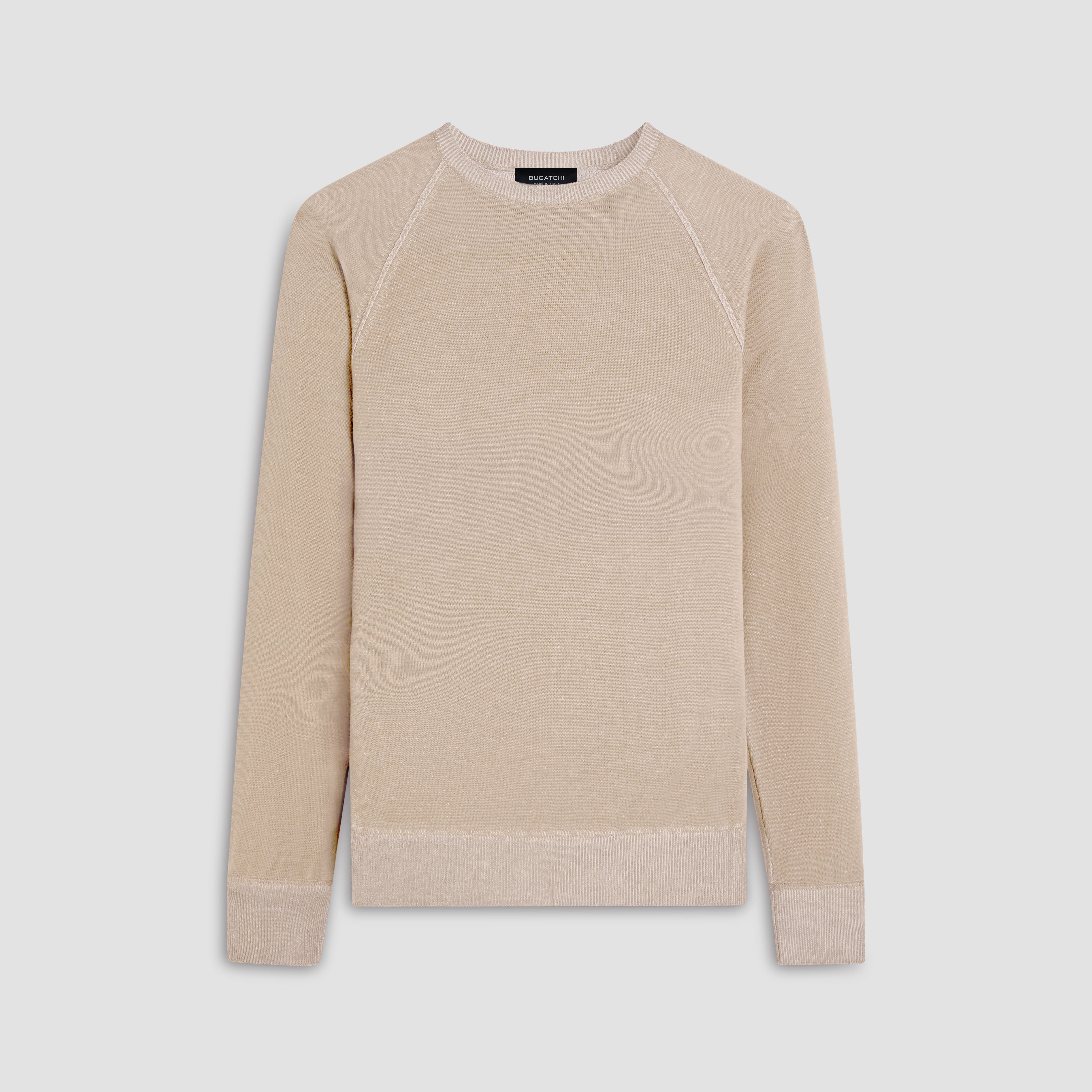 Solid Crew Neck Sweater – BUGATCHI