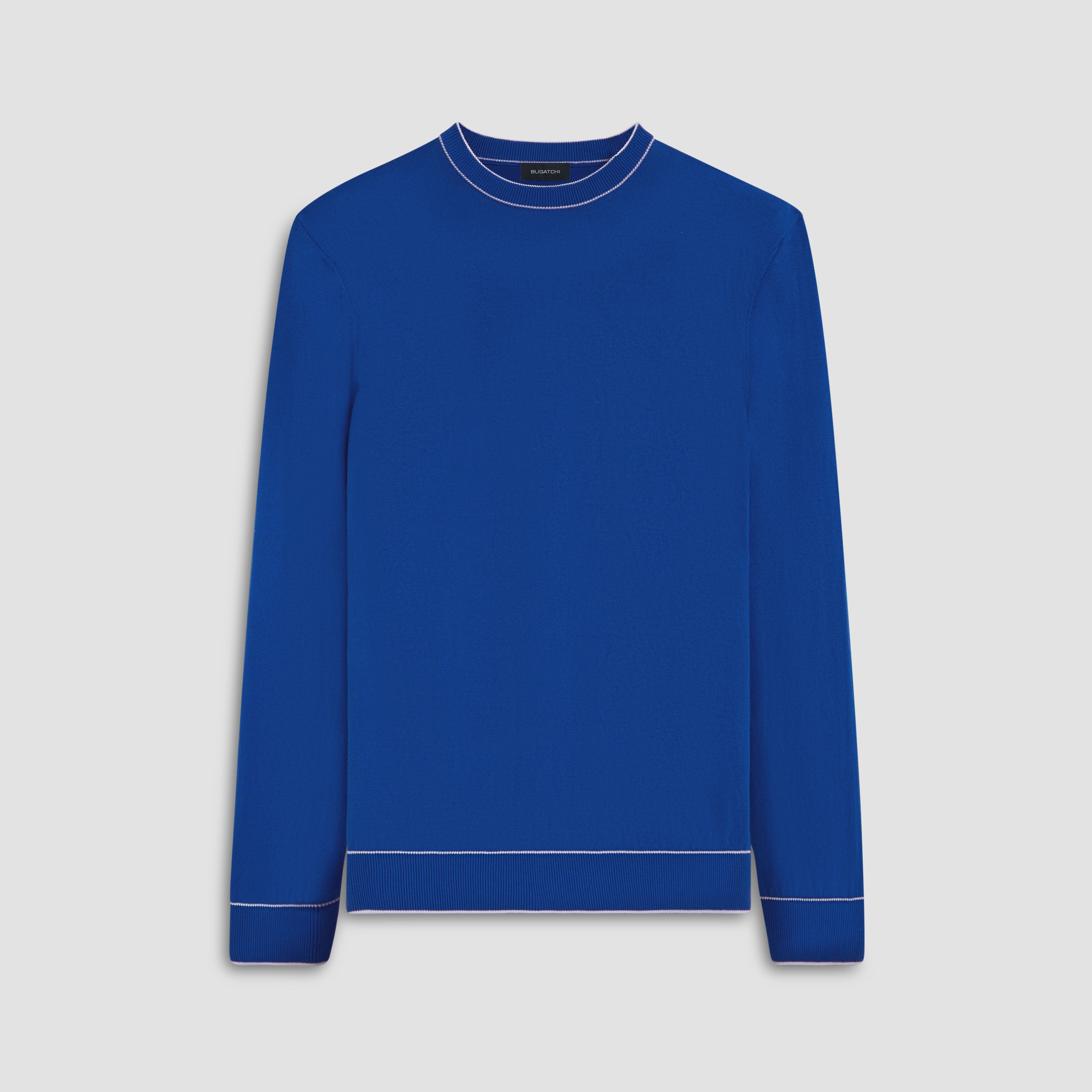 Solid Crew Neck Sweater – BUGATCHI