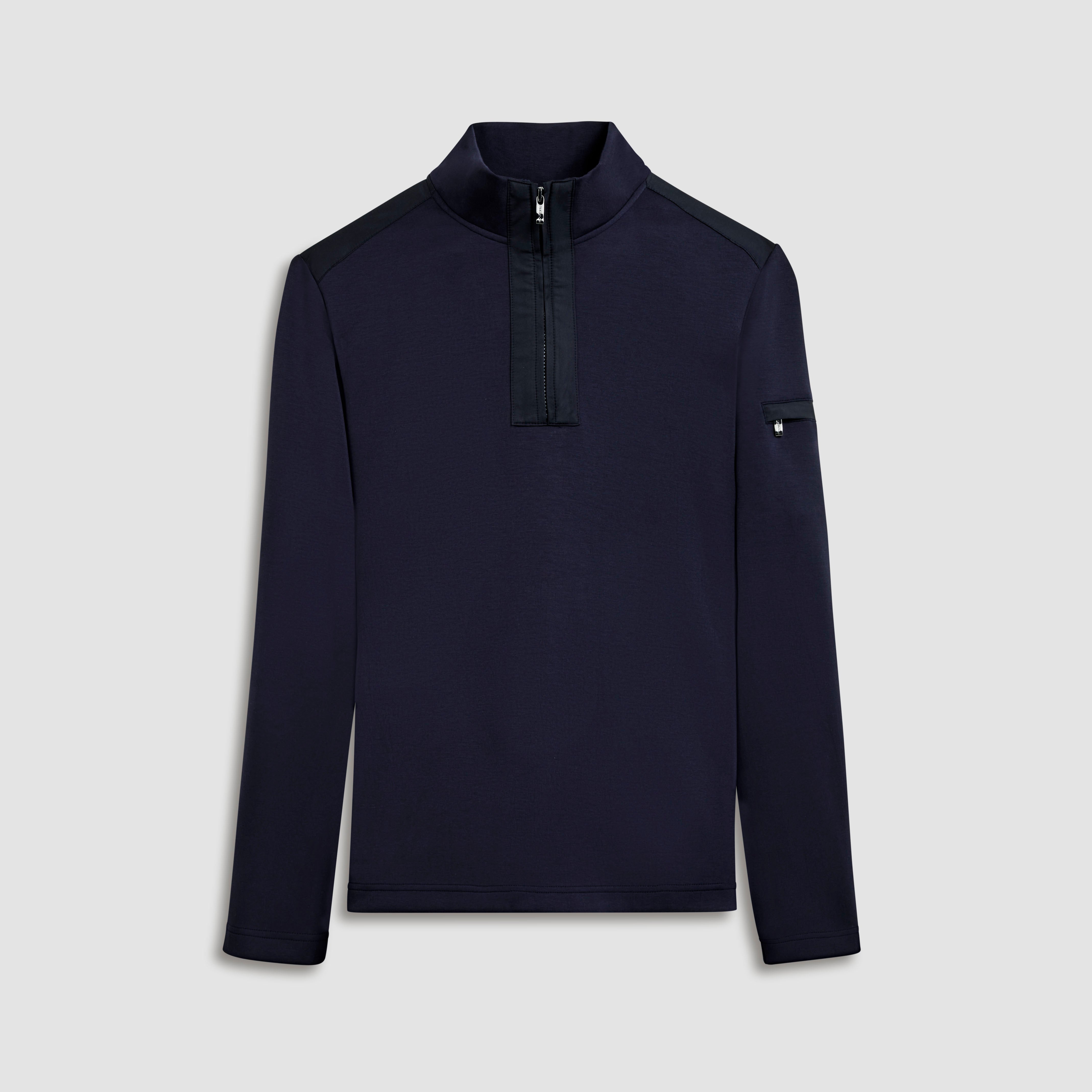 Soft Touch Quarter Zip Pullover – BUGATCHI