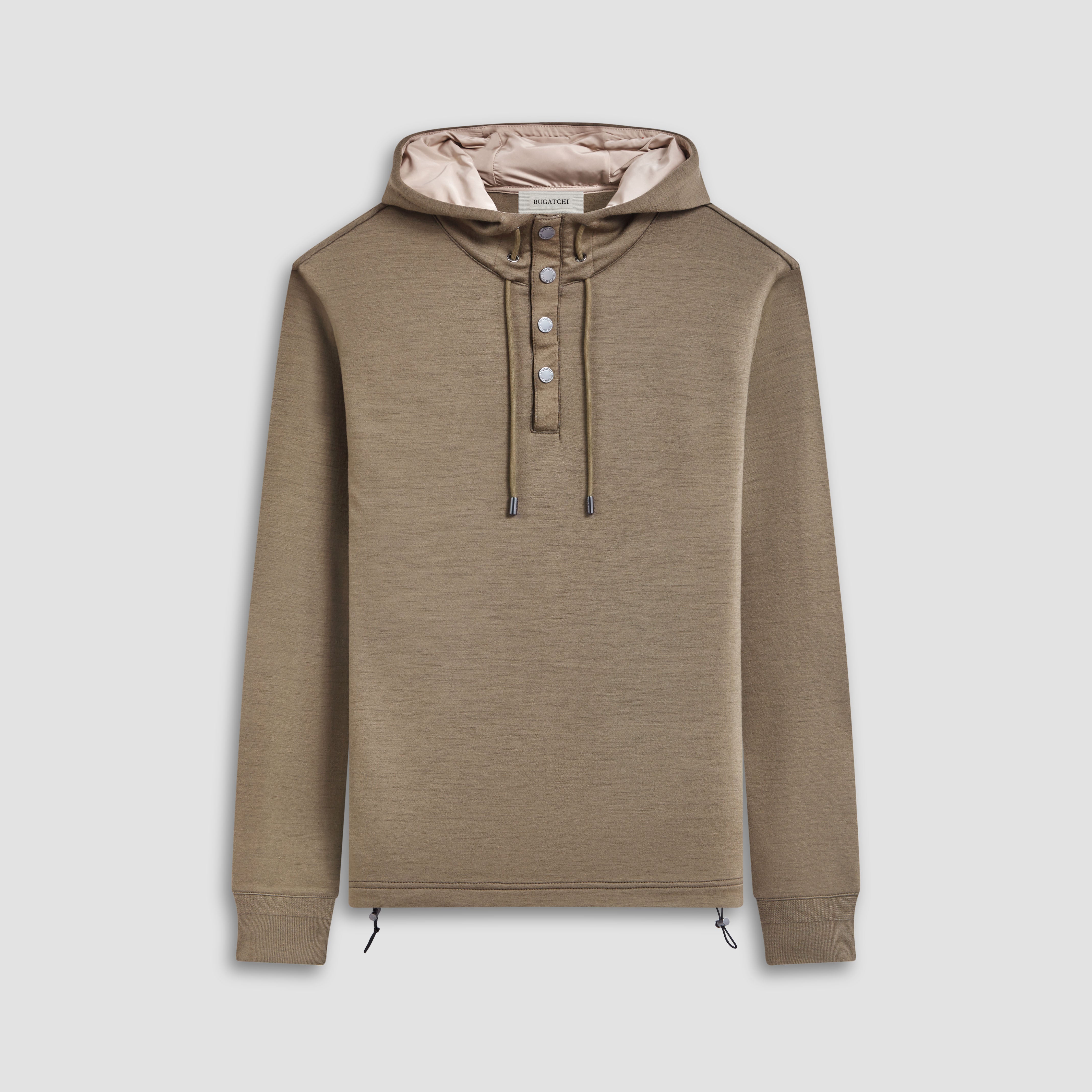 Solid Quarter-Zip Pullover Hoodie – BUGATCHI