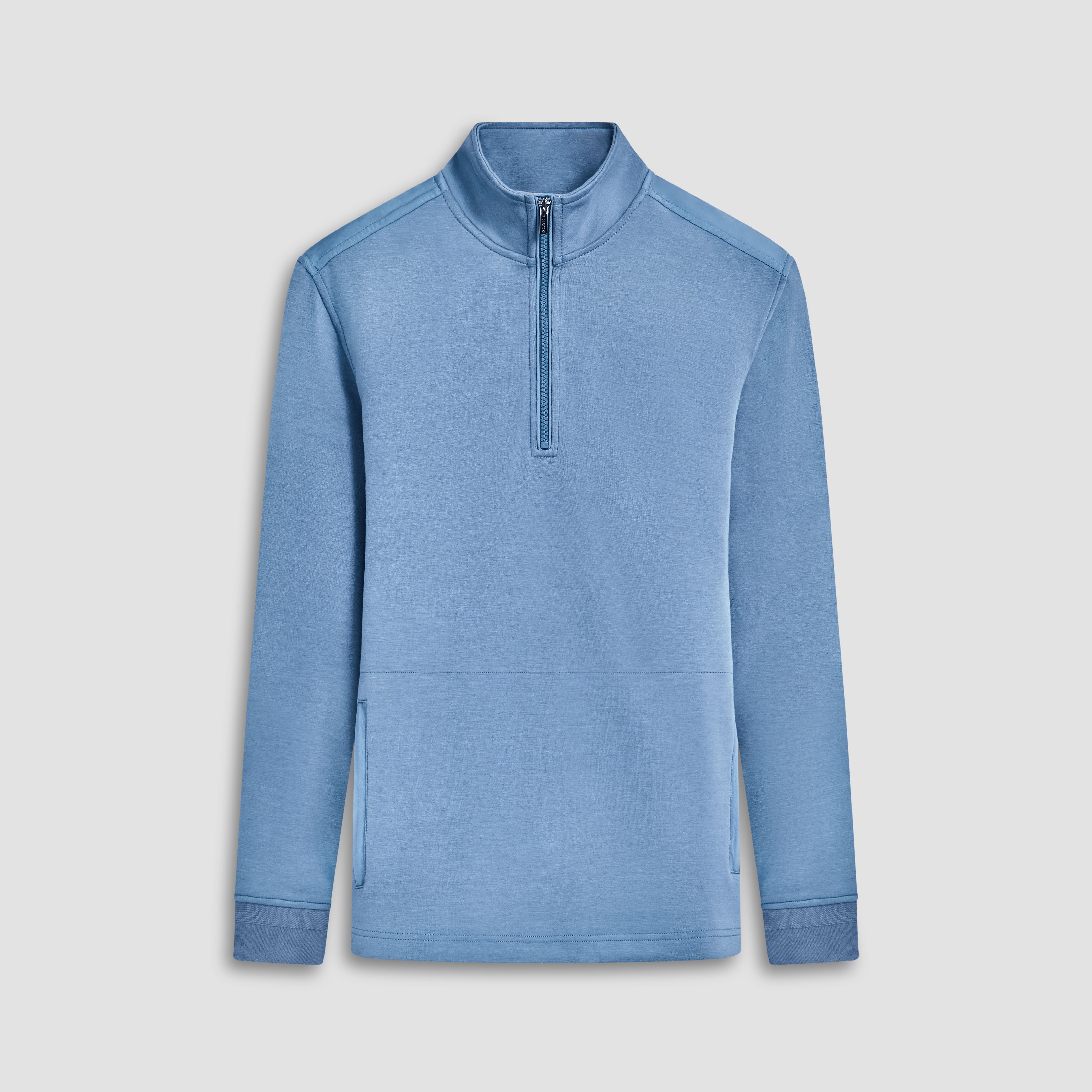 Soft Touch Performance Quarter-Zip Pullover – BUGATCHI