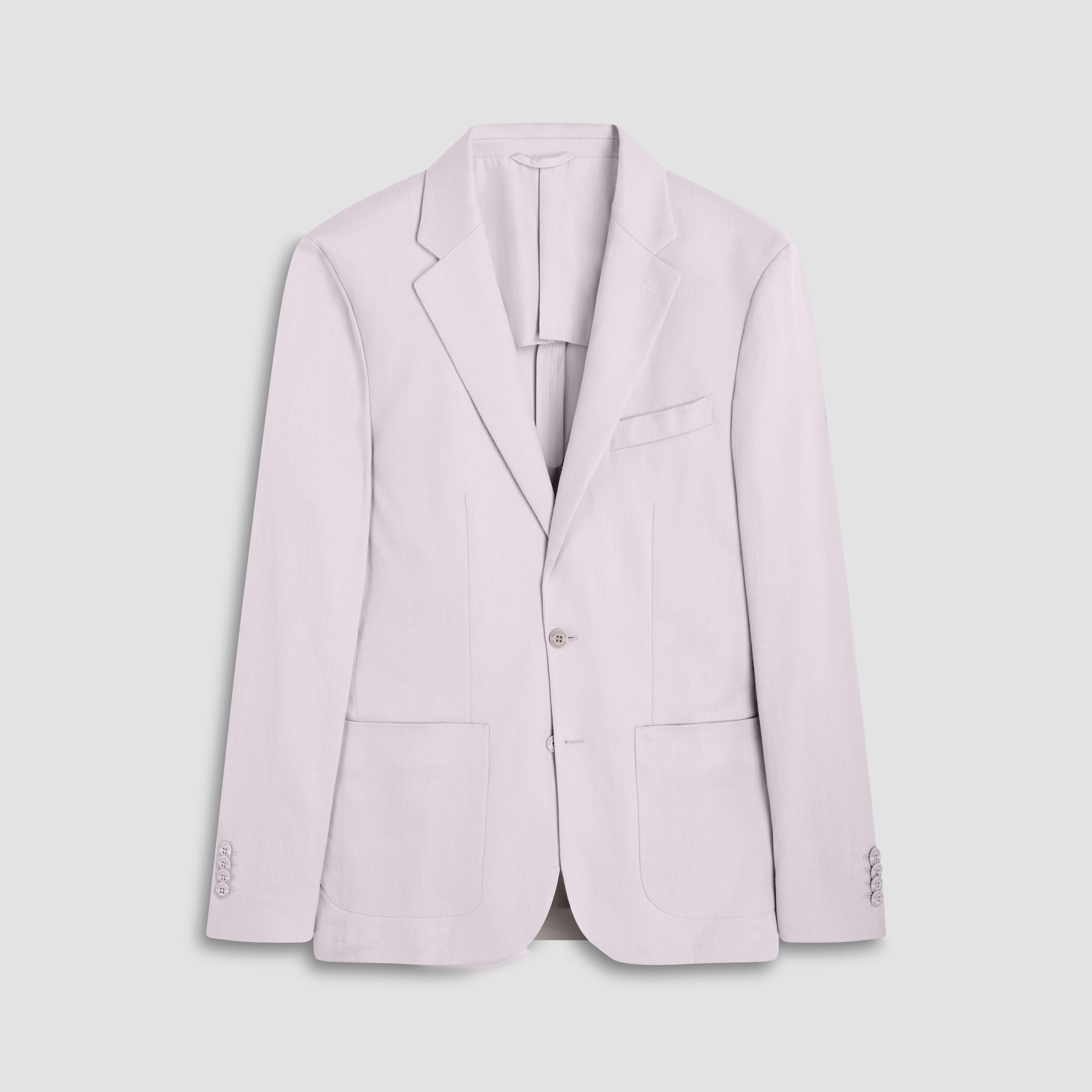 Linen-Cotton Two Button Blazer – BUGATCHI
