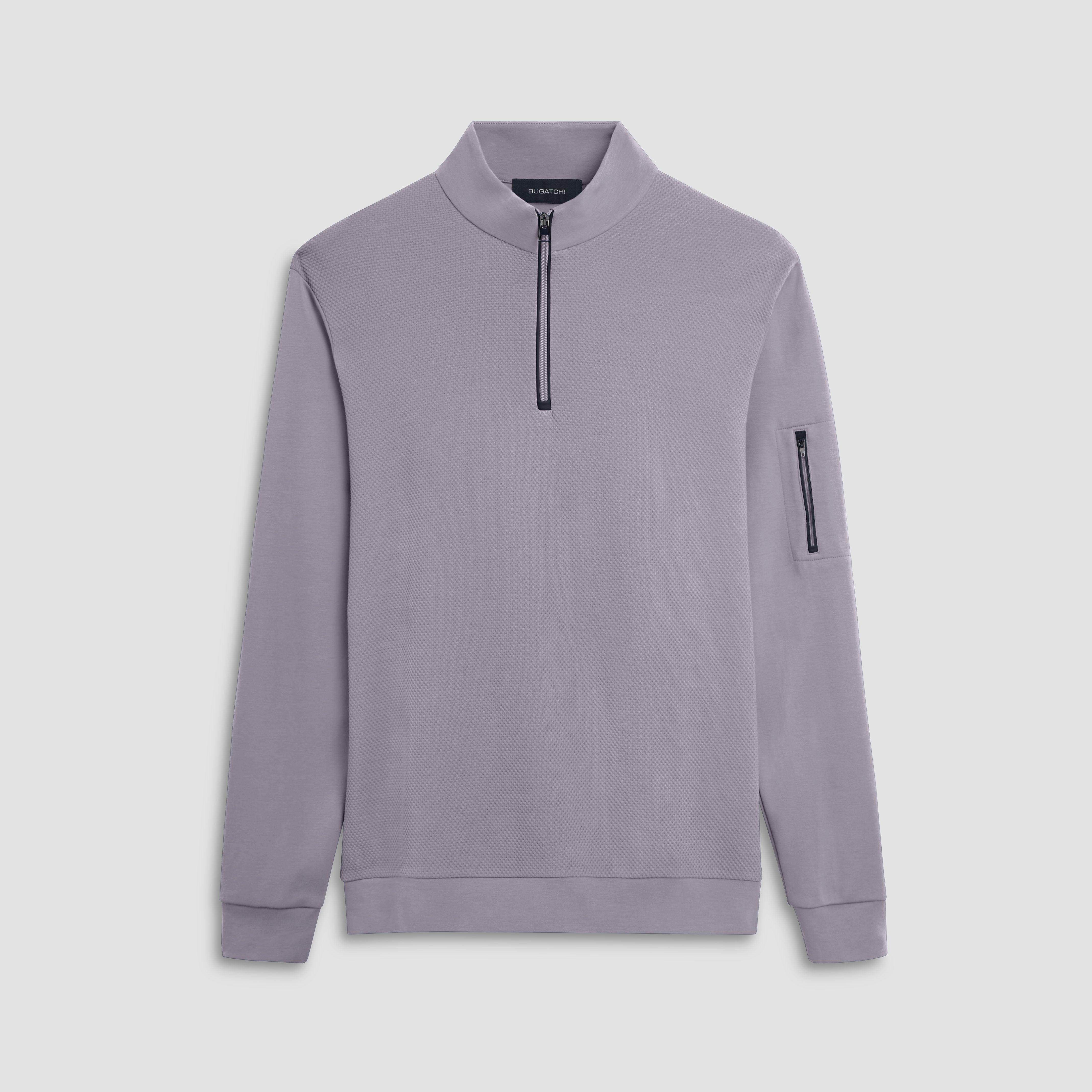 Solid Quarter Zip Pullover – BUGATCHI