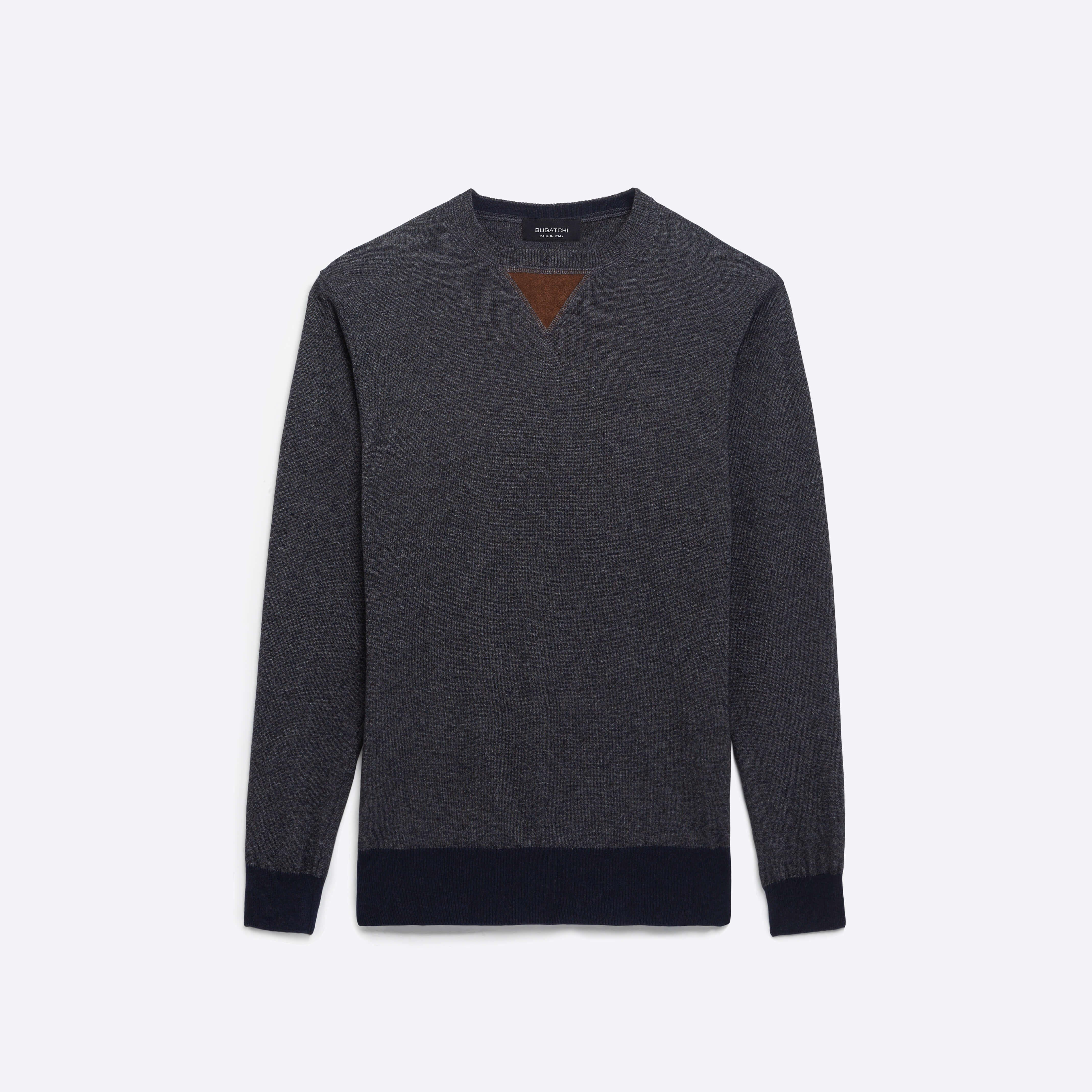 Solid Crew Neck Sweater – BUGATCHI