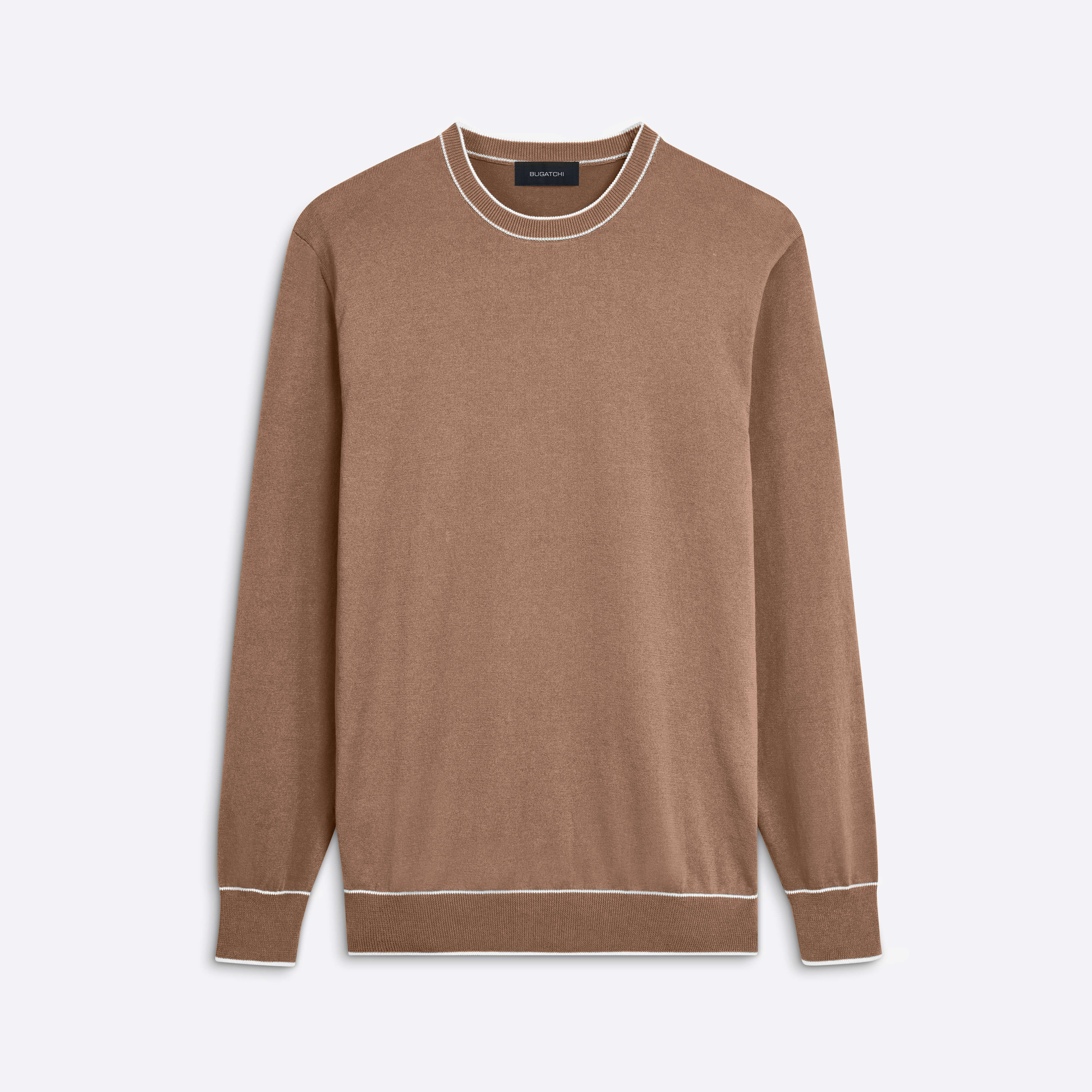 Solid Crew Neck Sweater – BUGATCHI