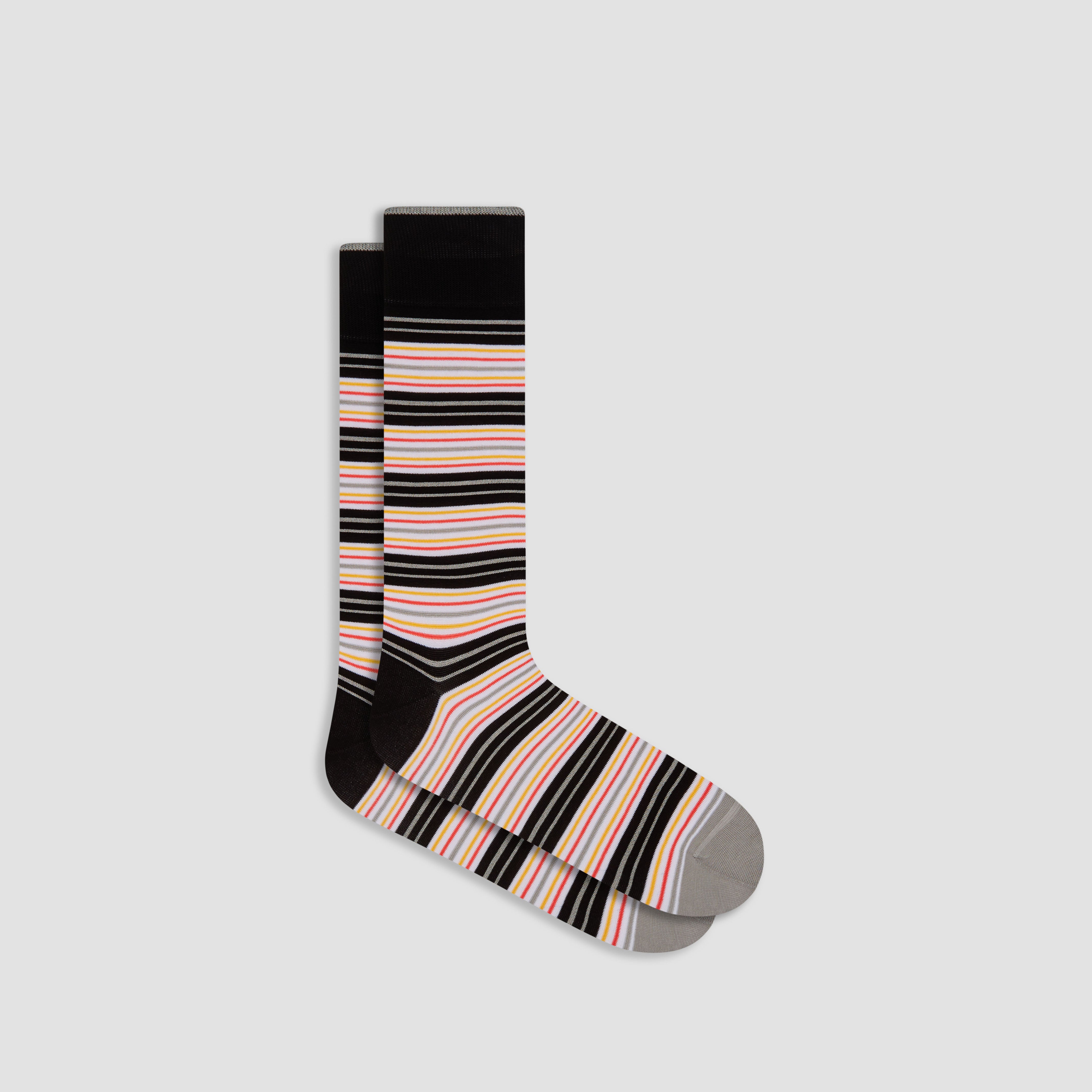 Striped Mid-Calf Socks – BUGATCHI