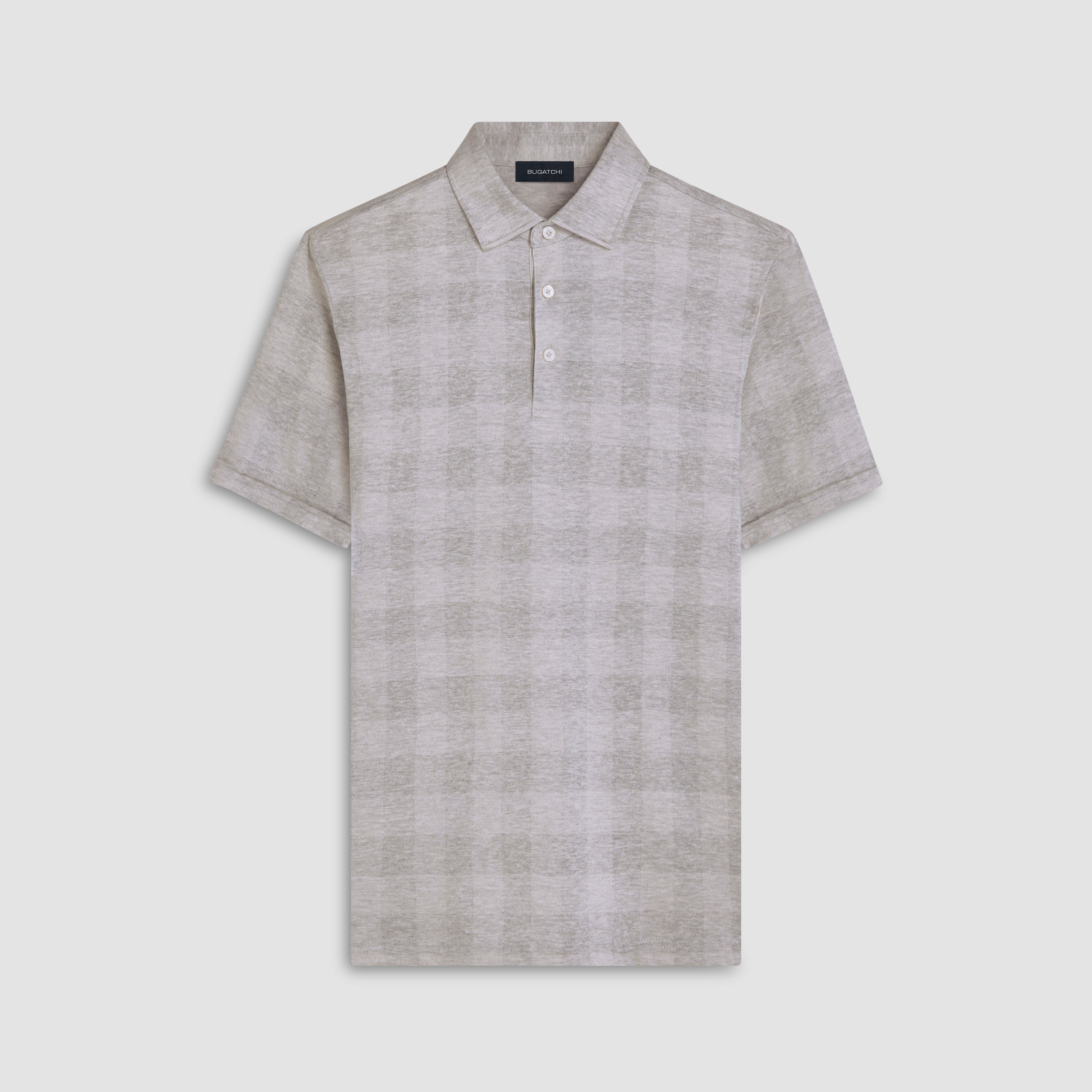 Buffalo Check Polo Shirt – BUGATCHI