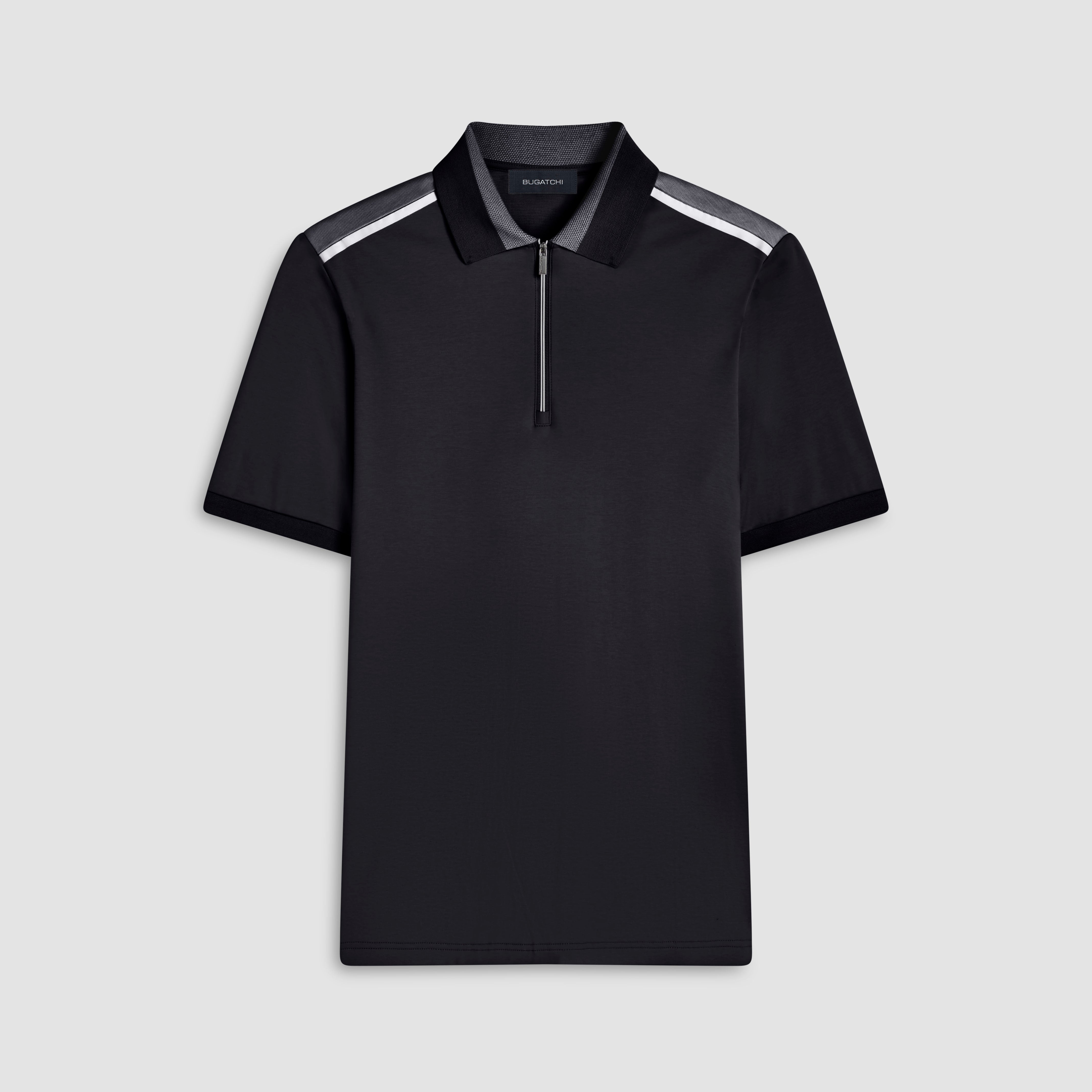 Quarter Zip Polo Shirt – BUGATCHI