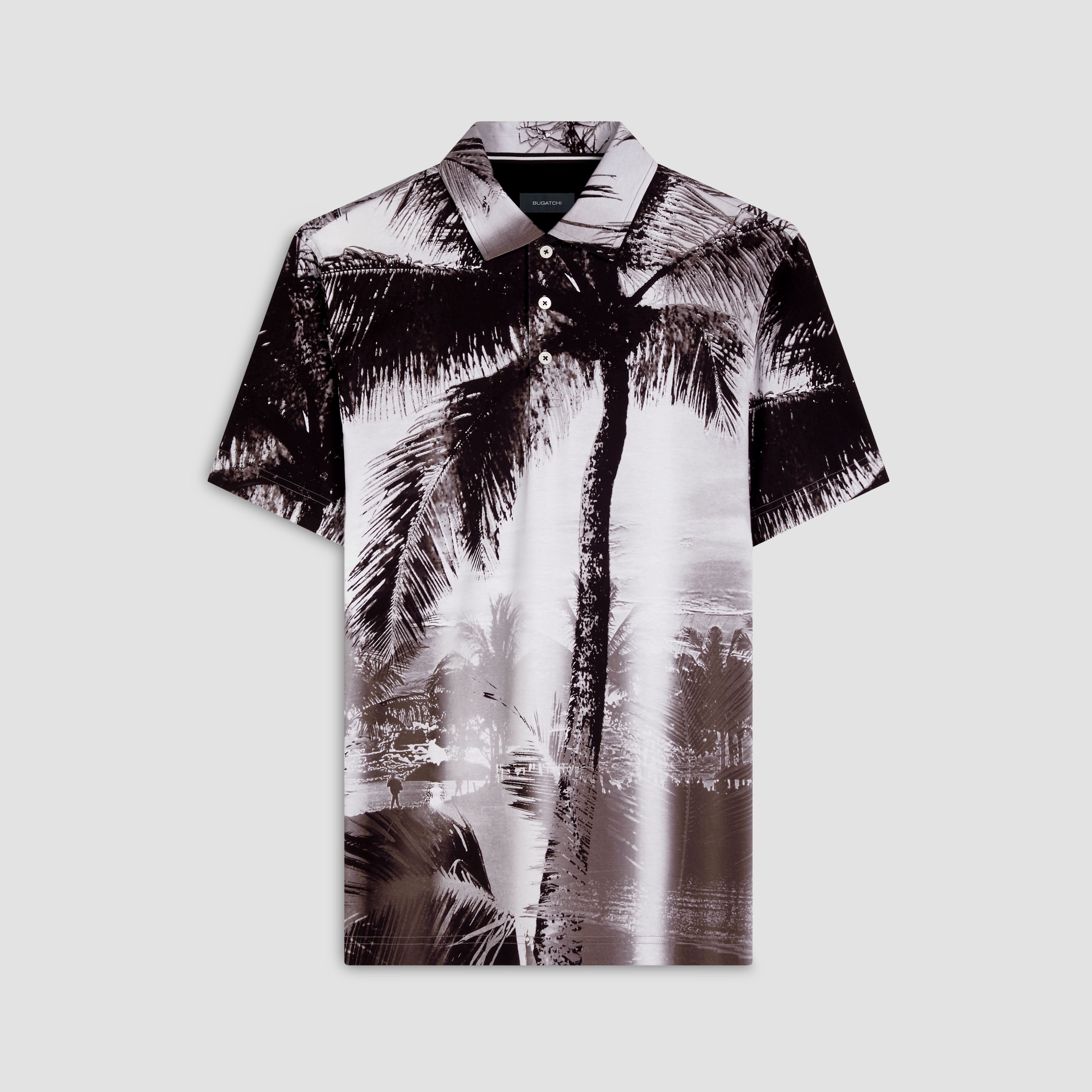 Hendrix Palm Tree Polo Shirt – BUGATCHI