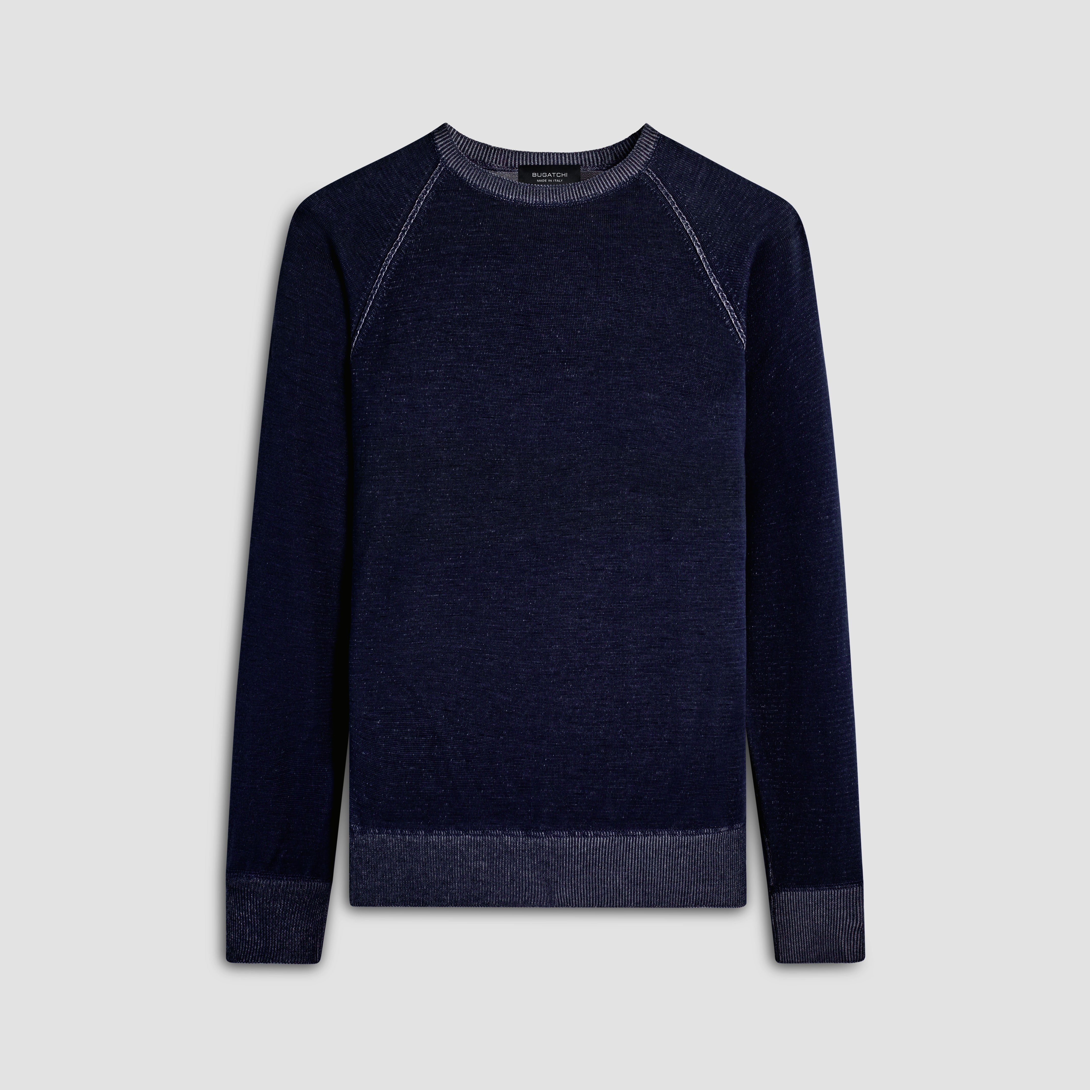 Solid Crew Neck Sweater – BUGATCHI