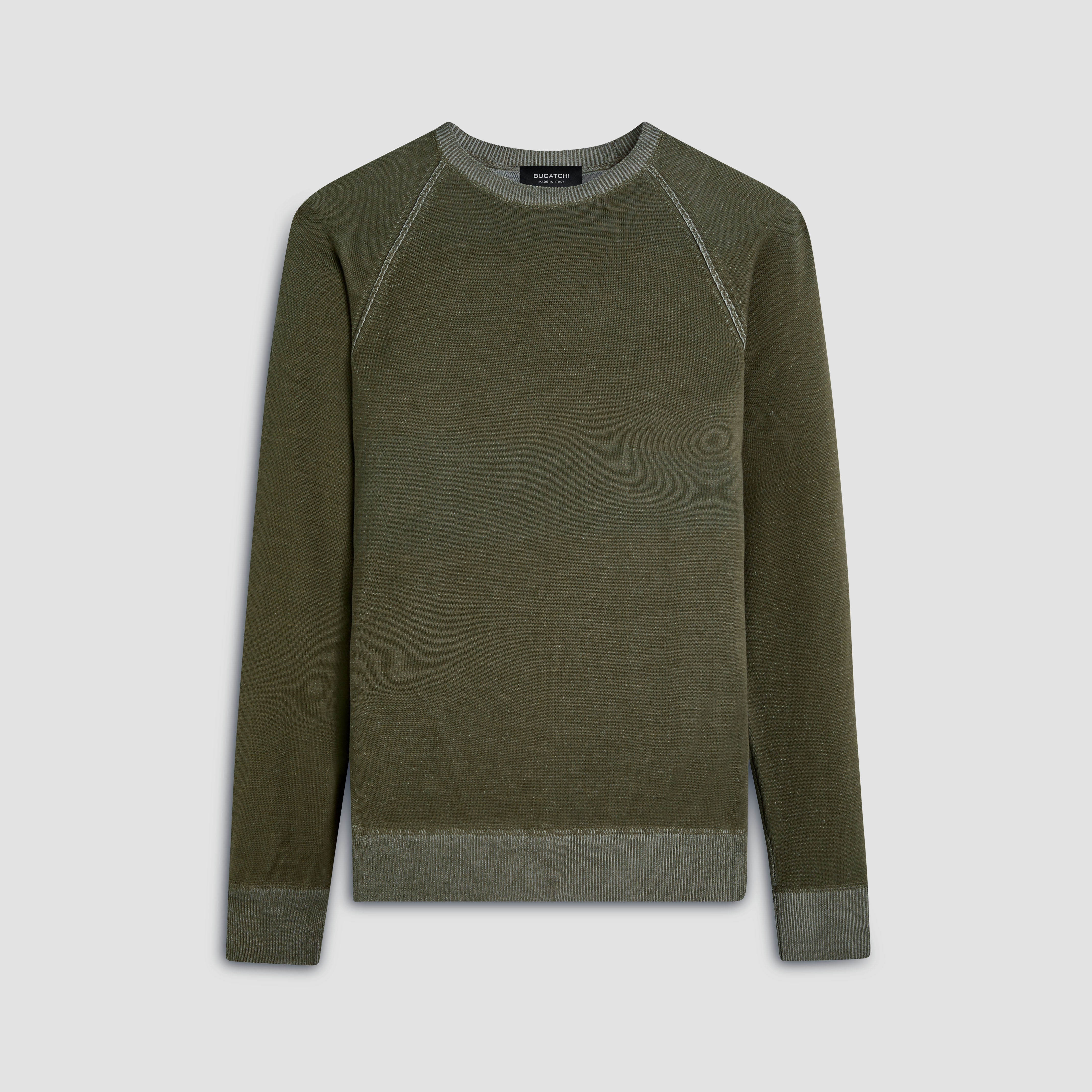 Solid Crew Neck Sweater – BUGATCHI