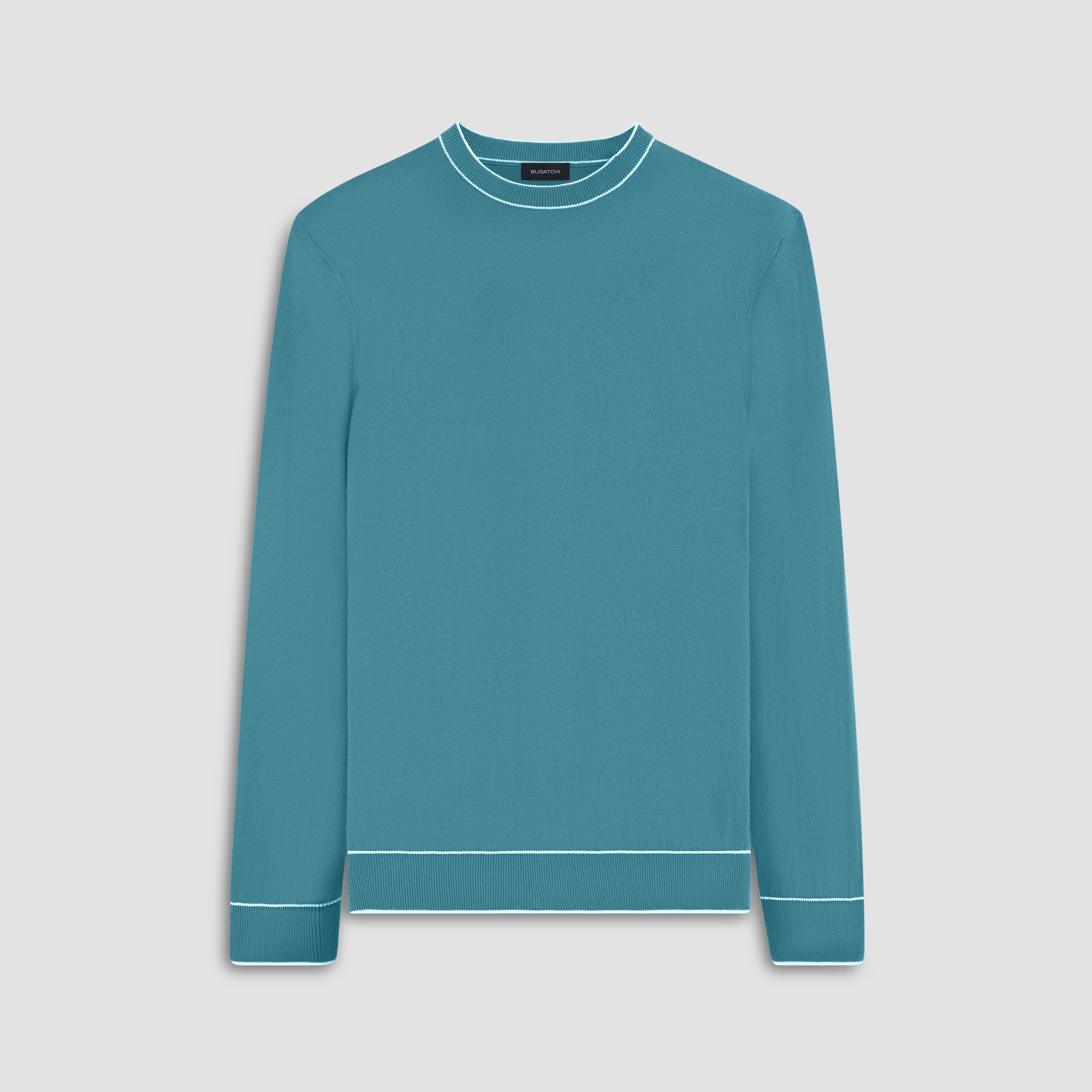 Solid Crew Neck Sweater – BUGATCHI