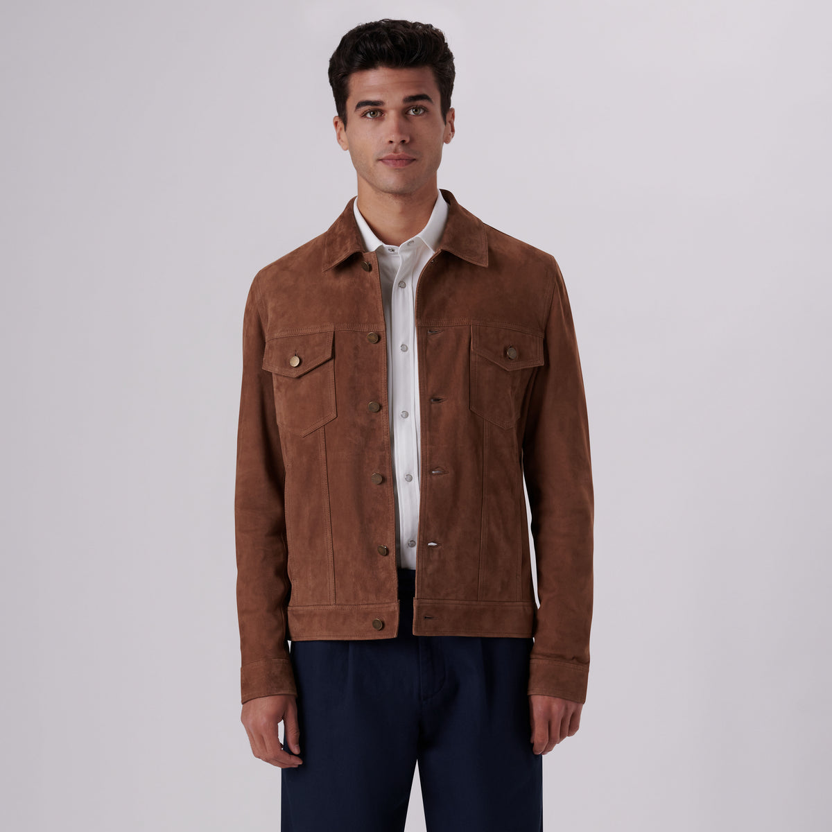 Suede Western Jacket – BUGATCHI