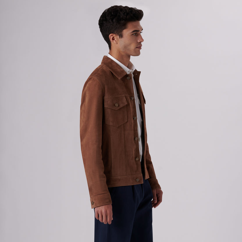 Suede Western Jacket – BUGATCHI