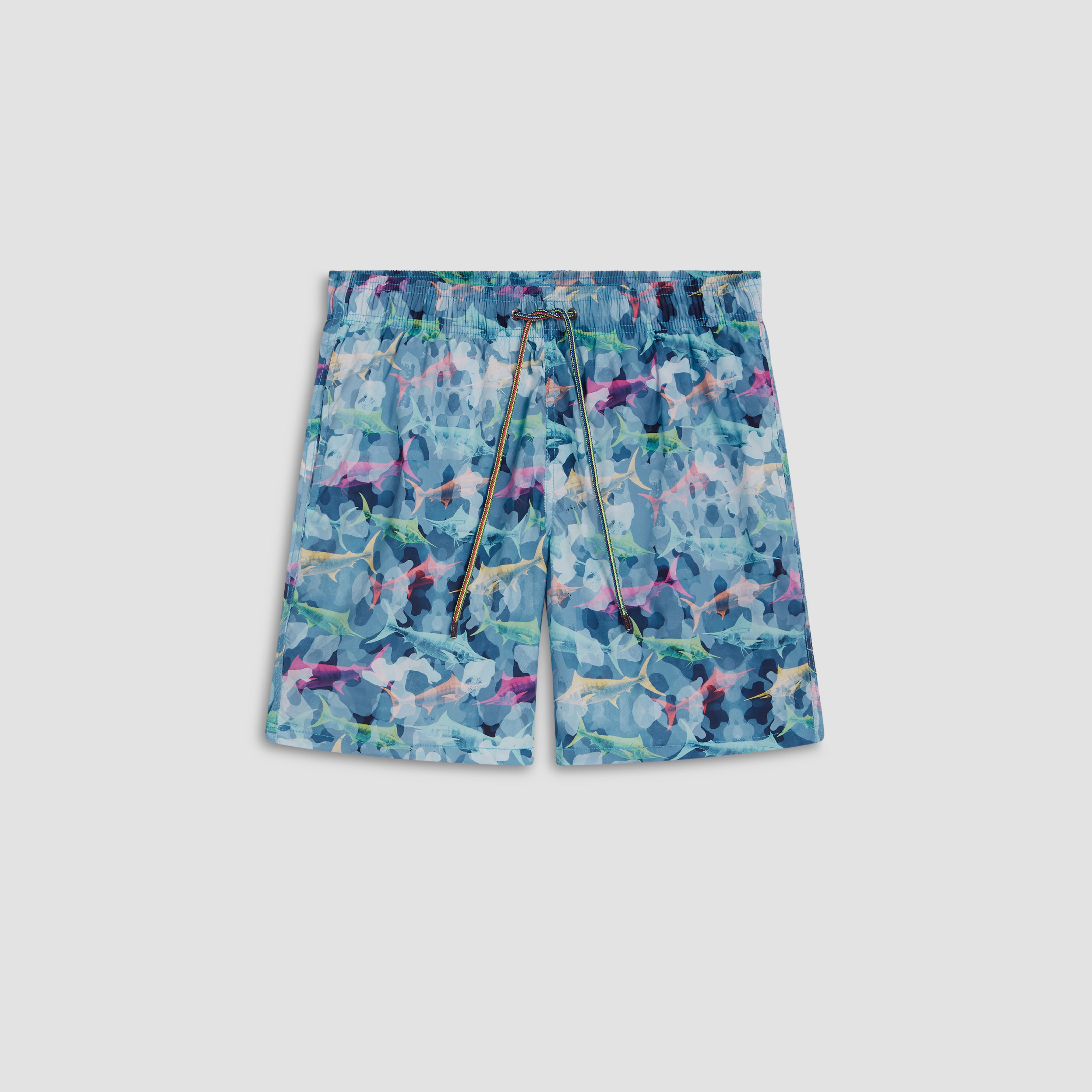 Cosmo Fish Swim Trunks – BUGATCHI