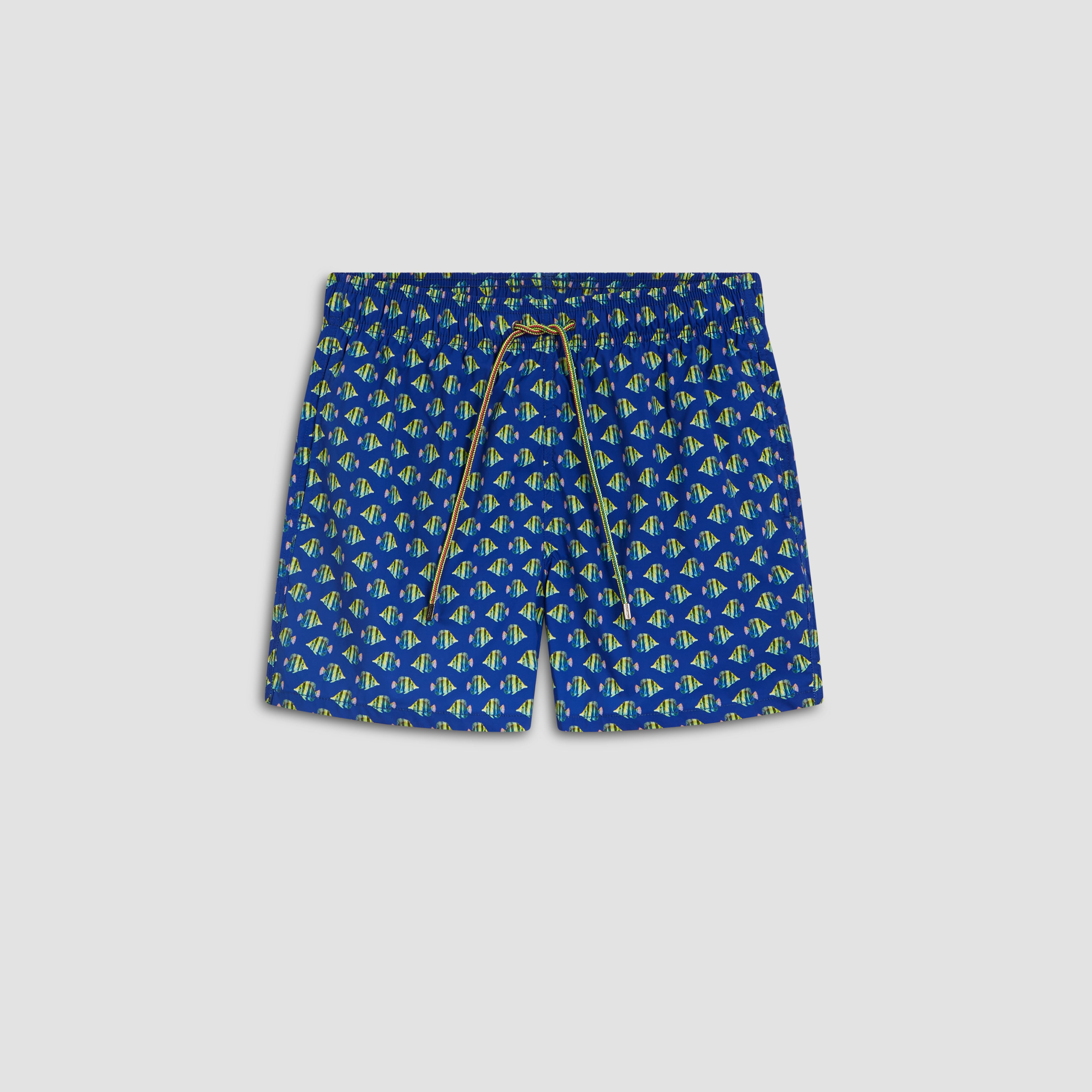 Archer Striped Fish Swim Trunks – BUGATCHI