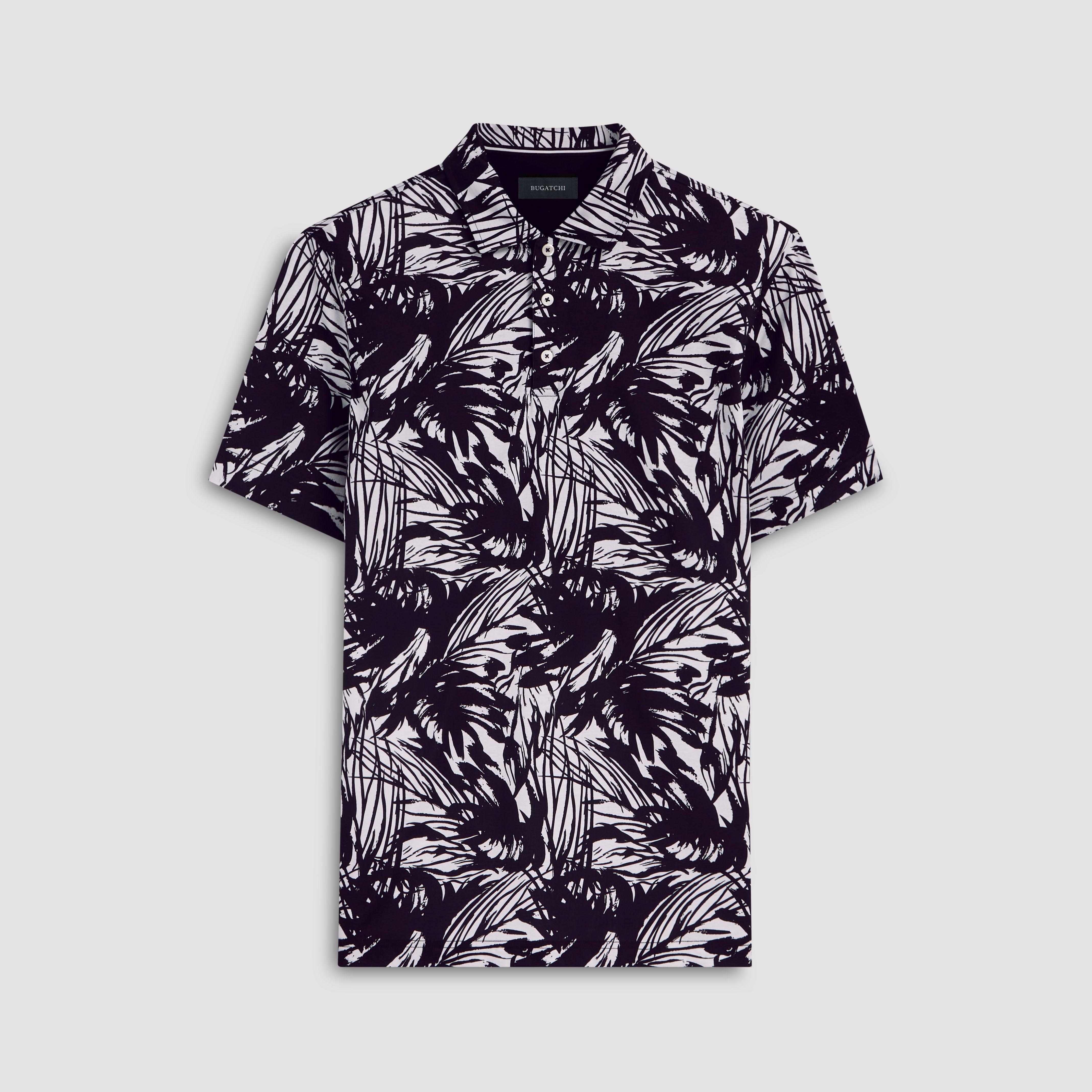 Hendrix Abstract Print Polo Shirt – BUGATCHI