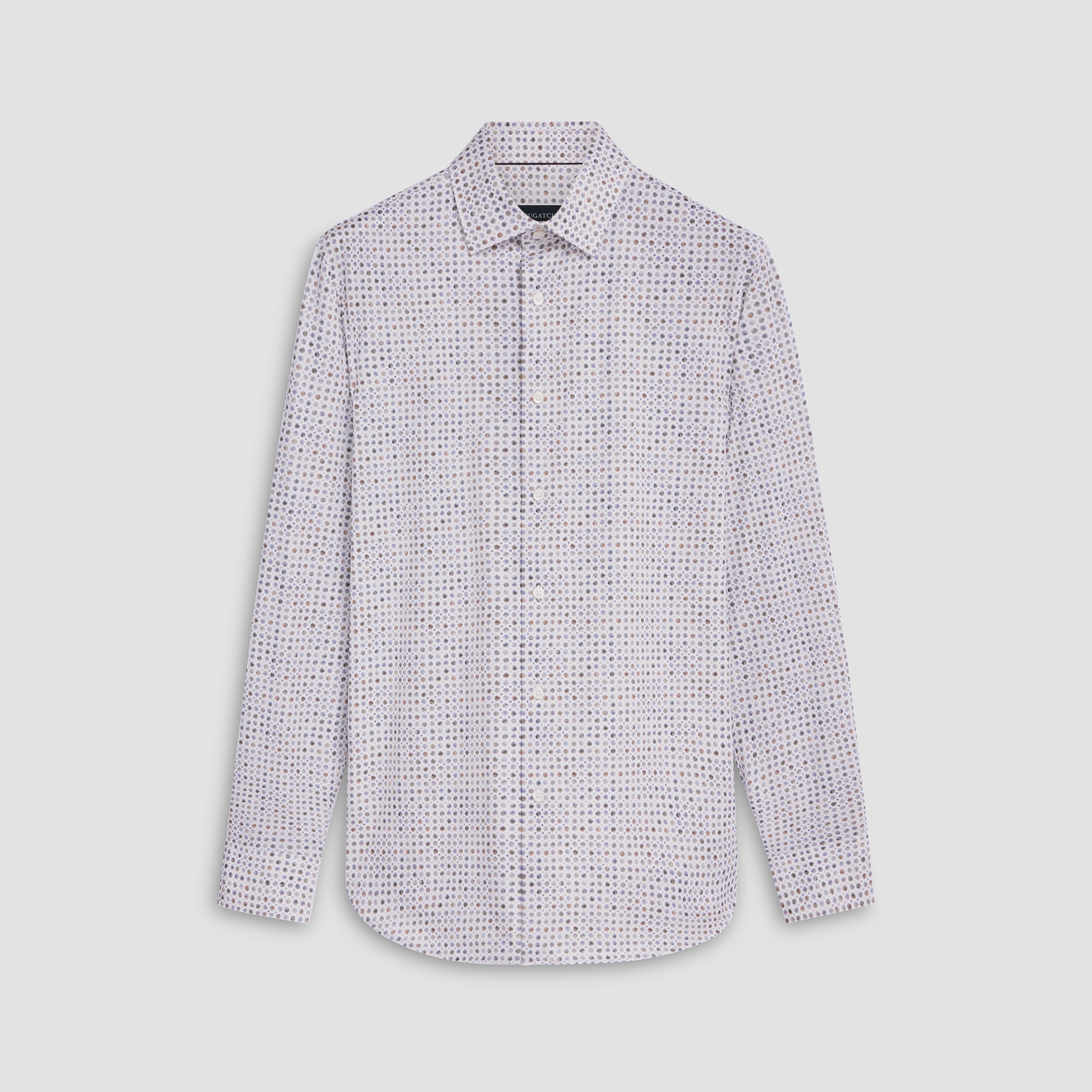 James Coin Dots OoohCotton Shirt – BUGATCHI