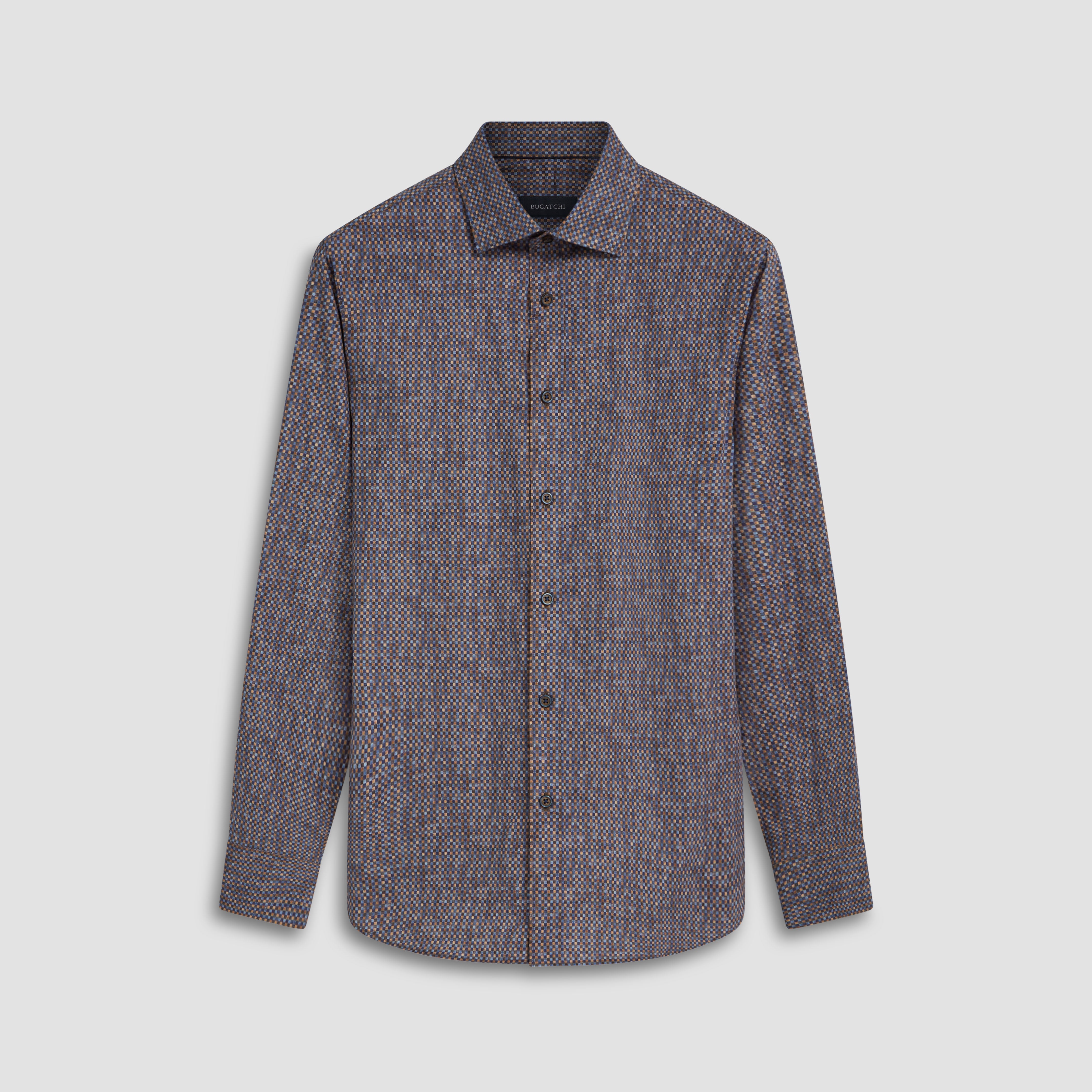 Axel Mosaic Print Shirt – BUGATCHI