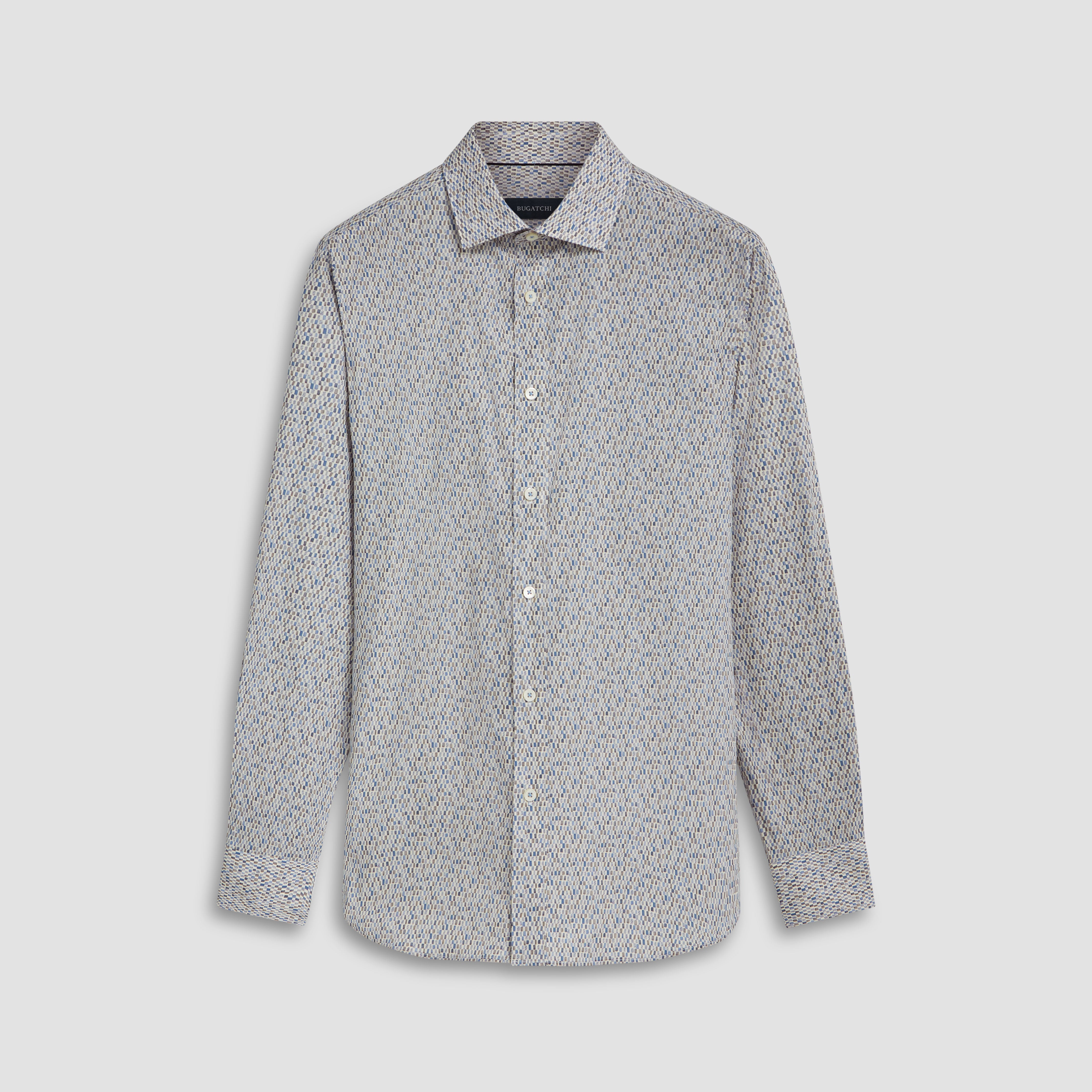 Axel Mosaic Print Shirt – BUGATCHI