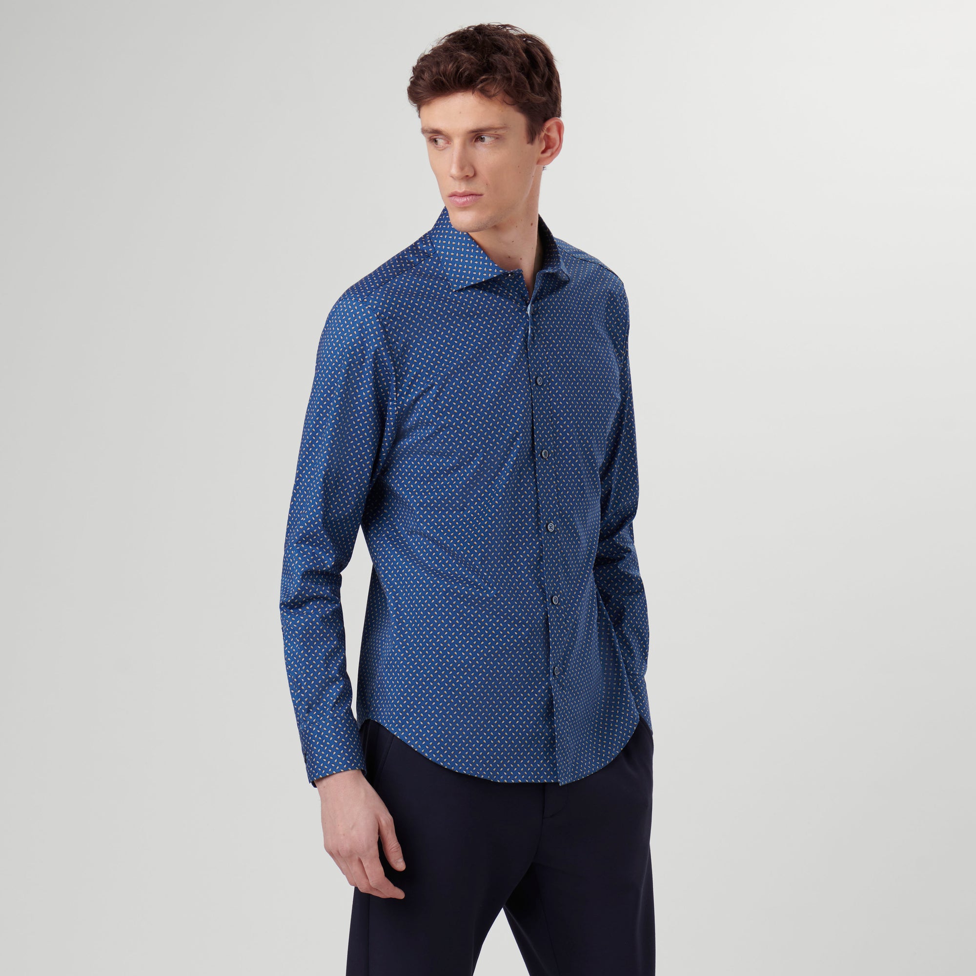 Axel Geometric Shirt – BUGATCHI