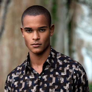 Julian EcoVero Geometric Shirt – BUGATCHI