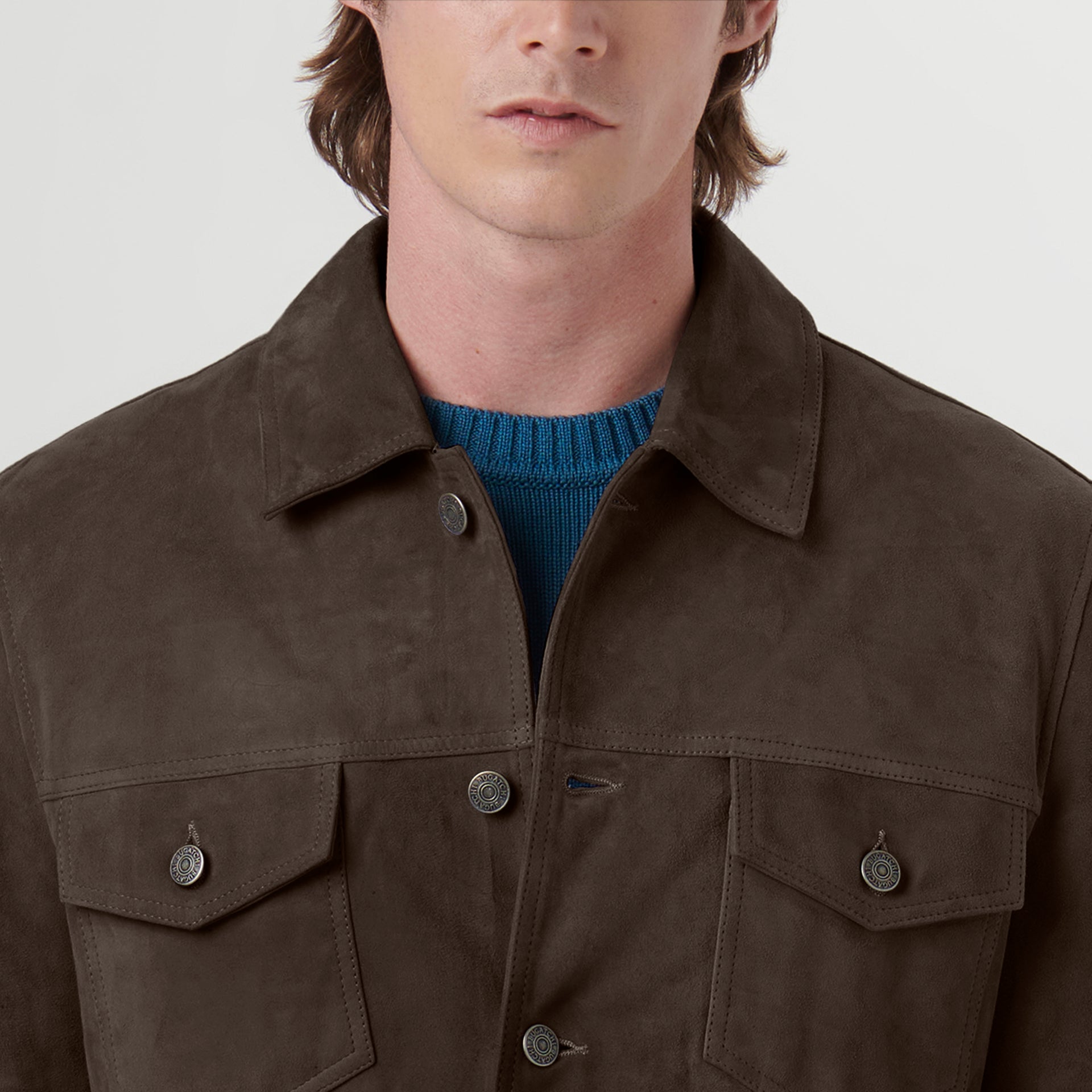 Suede Western Jacket – BUGATCHI