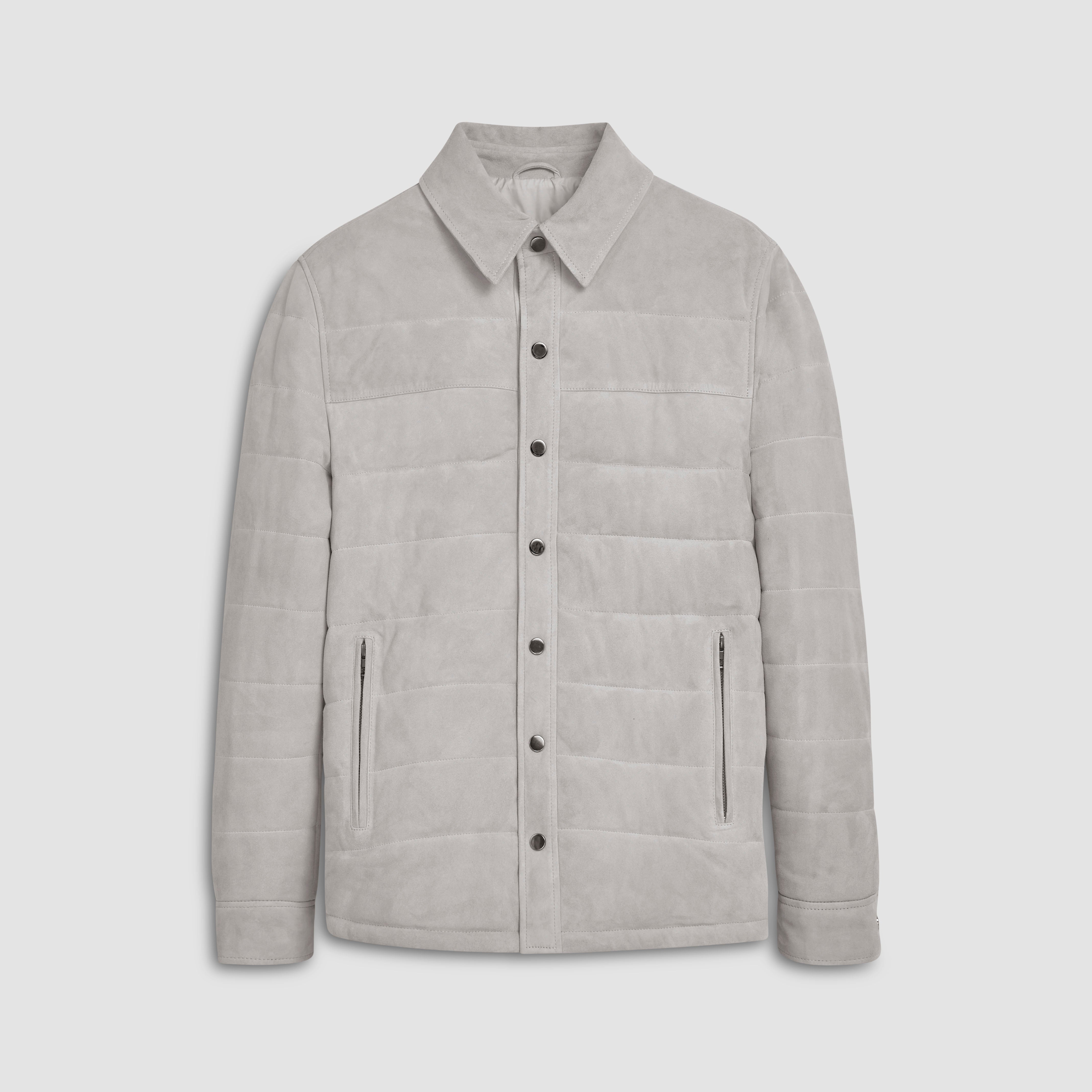 Quilted Suede Jacket – BUGATCHI