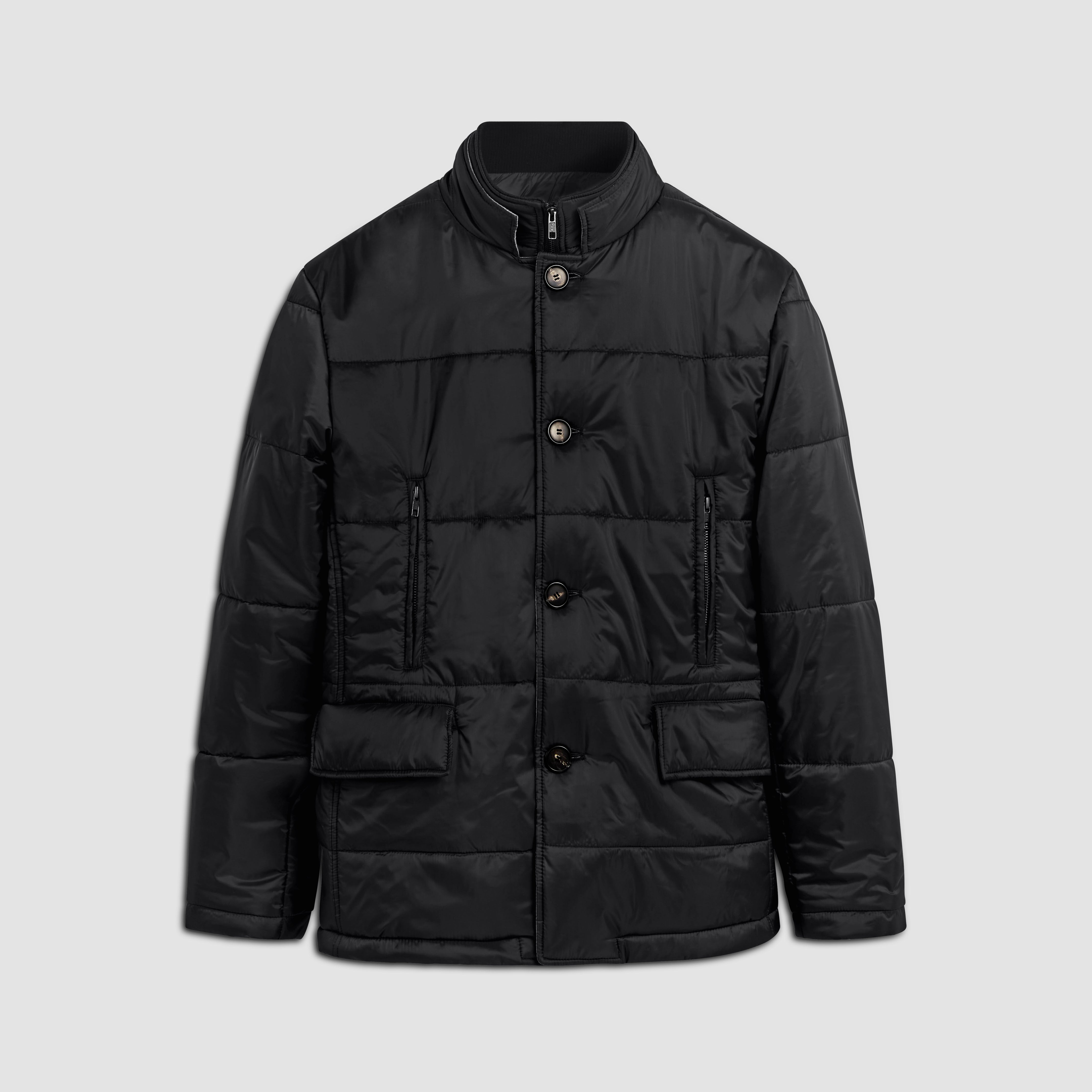 Quilted Three Quarter Jacket – BUGATCHI