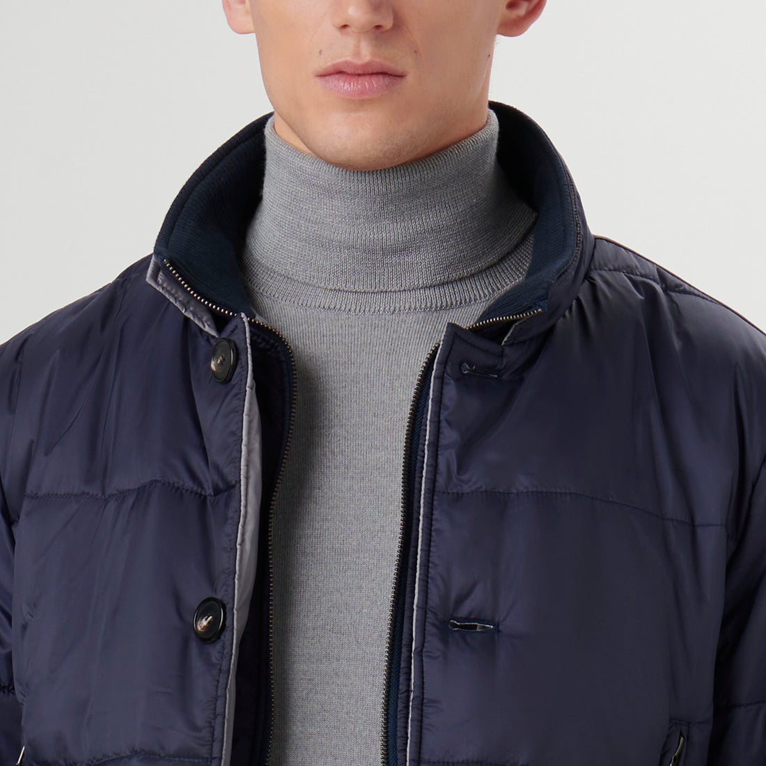 Quilted Three Quarter Jacket – BUGATCHI