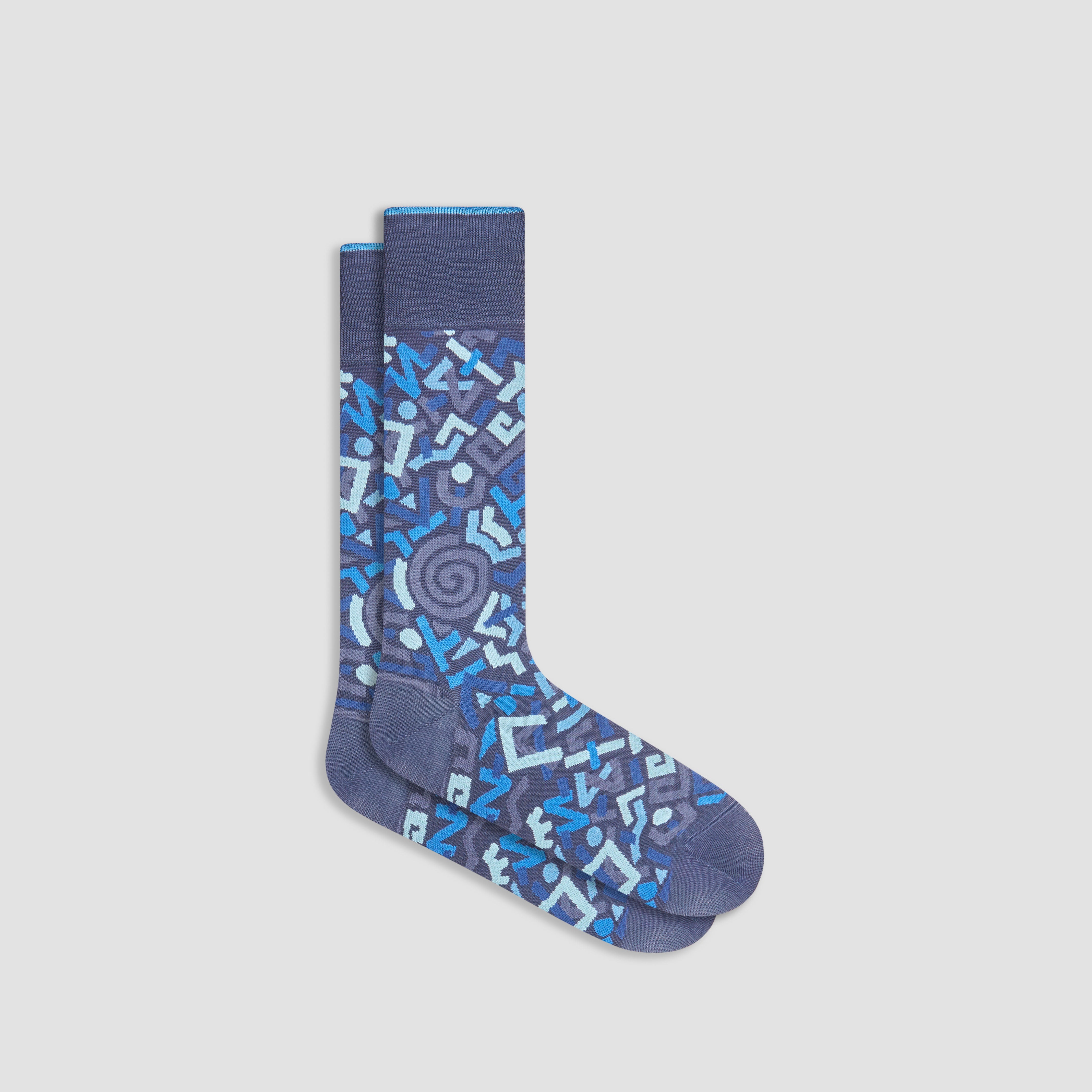 Abstract Mid-Calf Socks – BUGATCHI