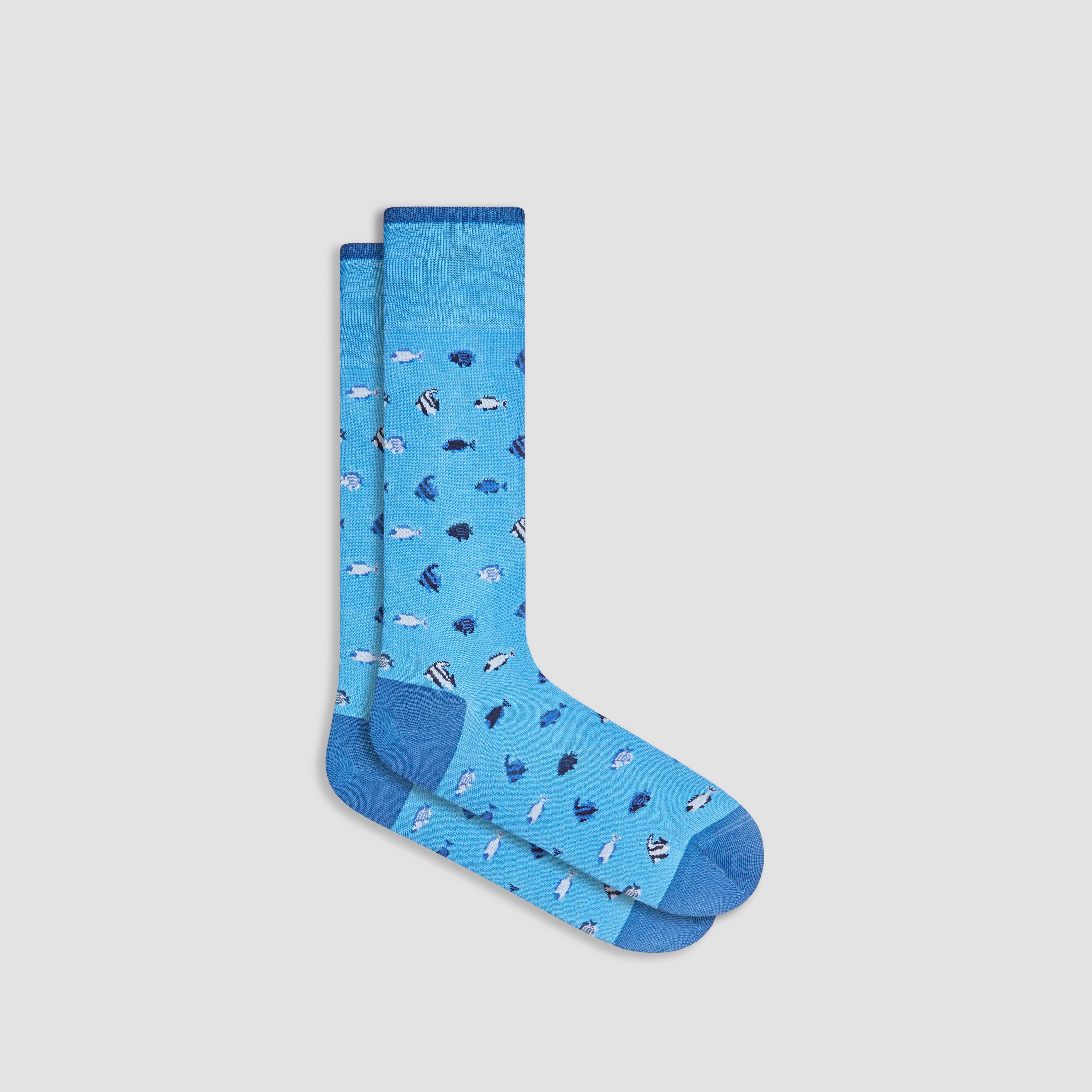 Fish Mid-Calf Socks – BUGATCHI