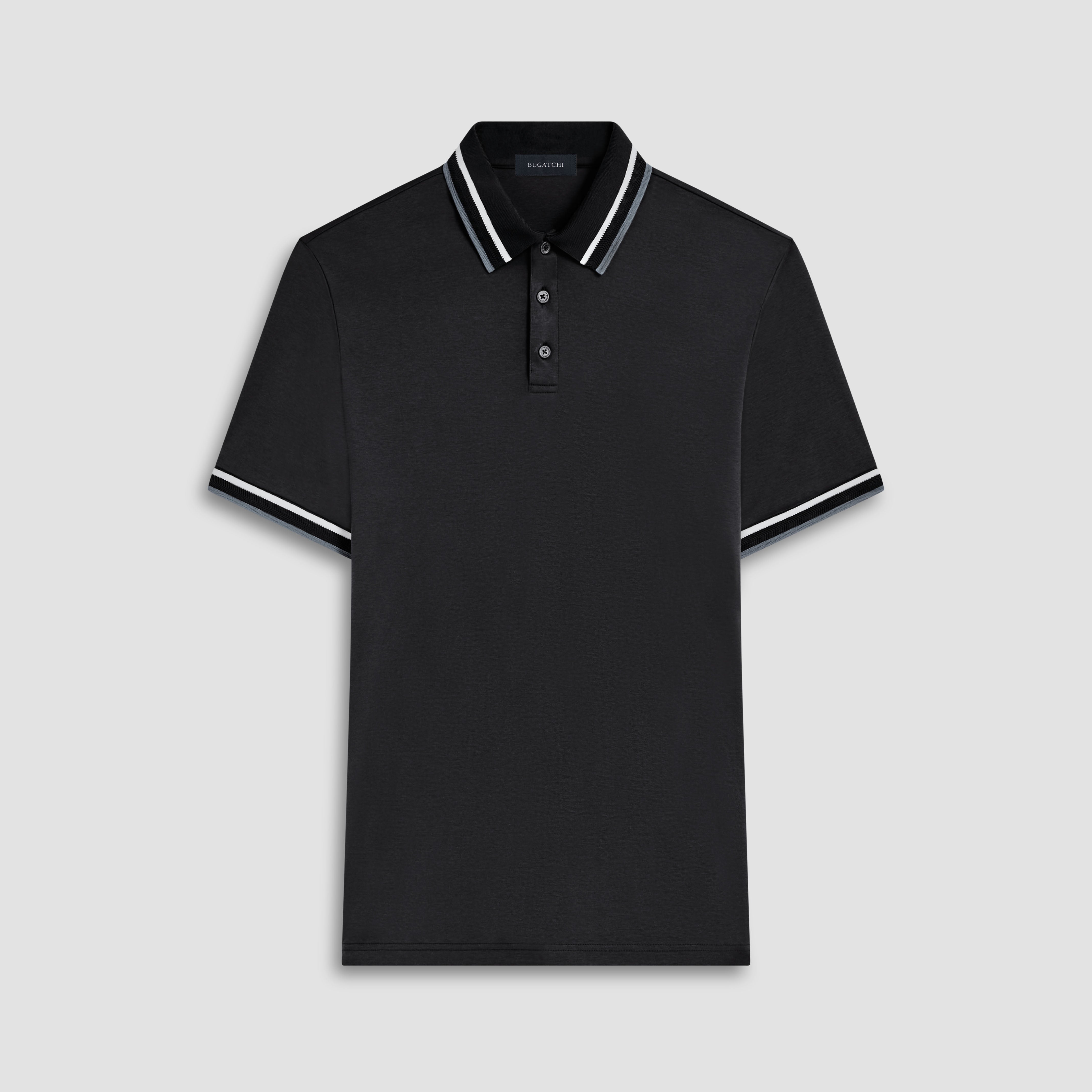 Tipped Solid Polo – BUGATCHI