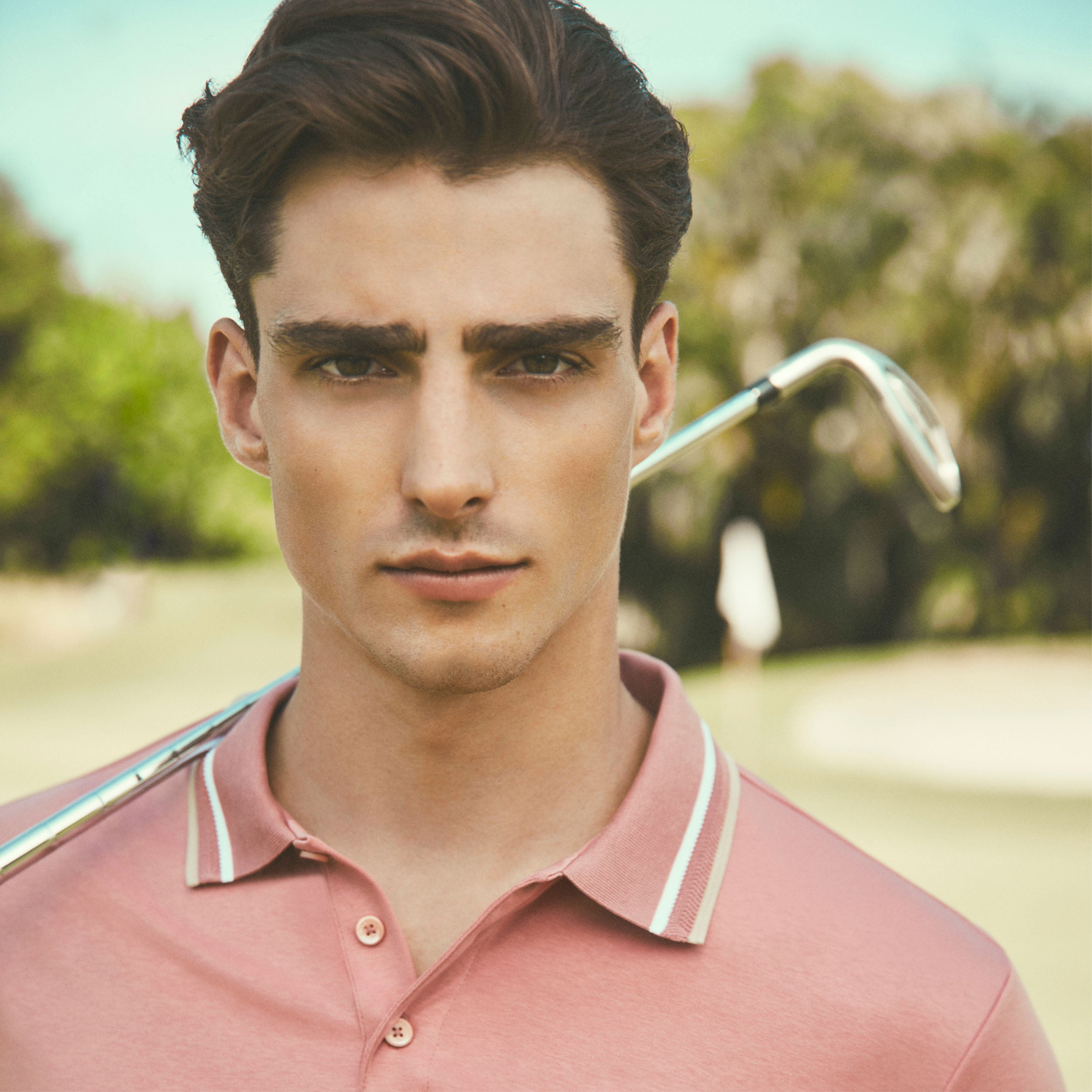 Tipped Solid Polo – BUGATCHI