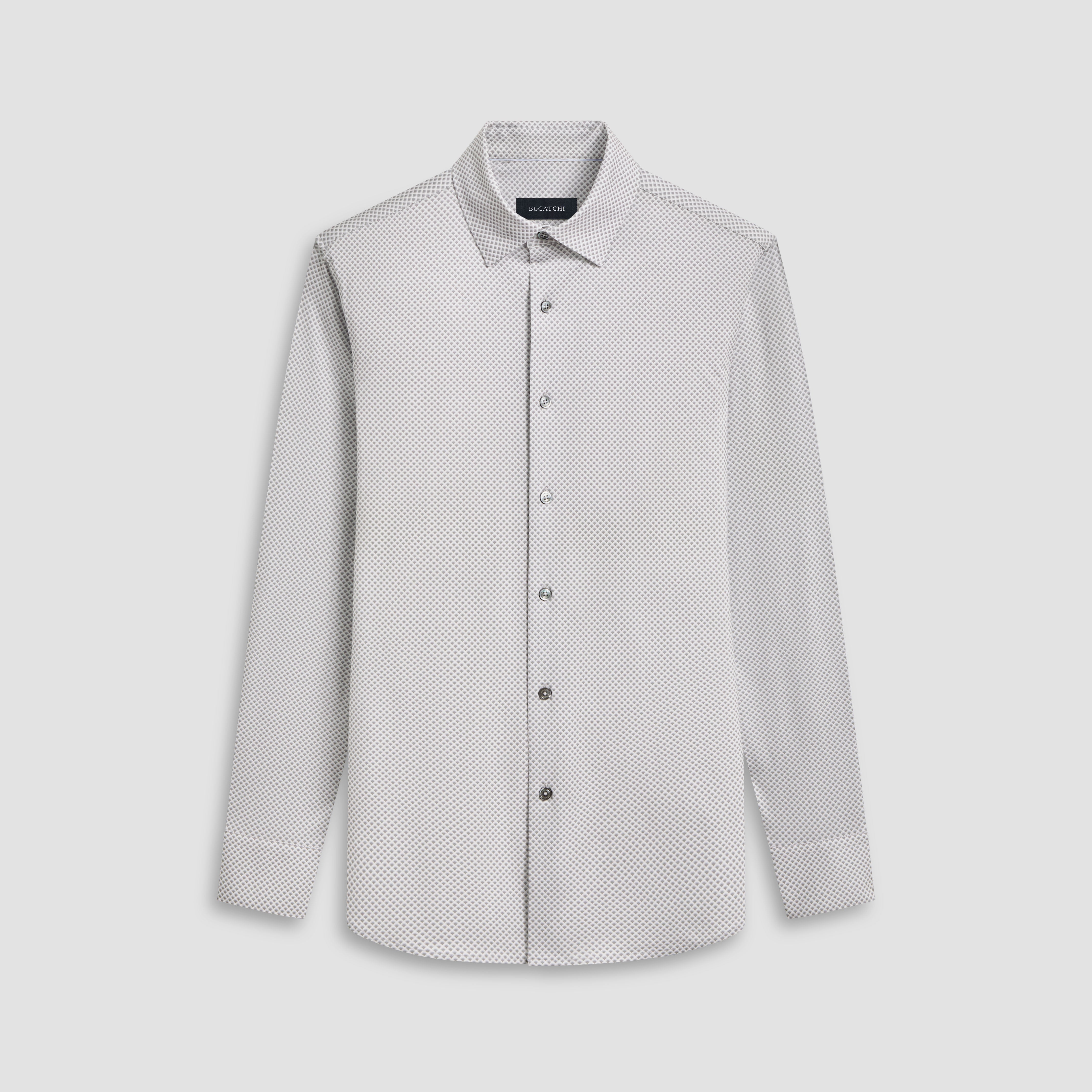 Jules Fish Scale OoohCotton Shirt – BUGATCHI