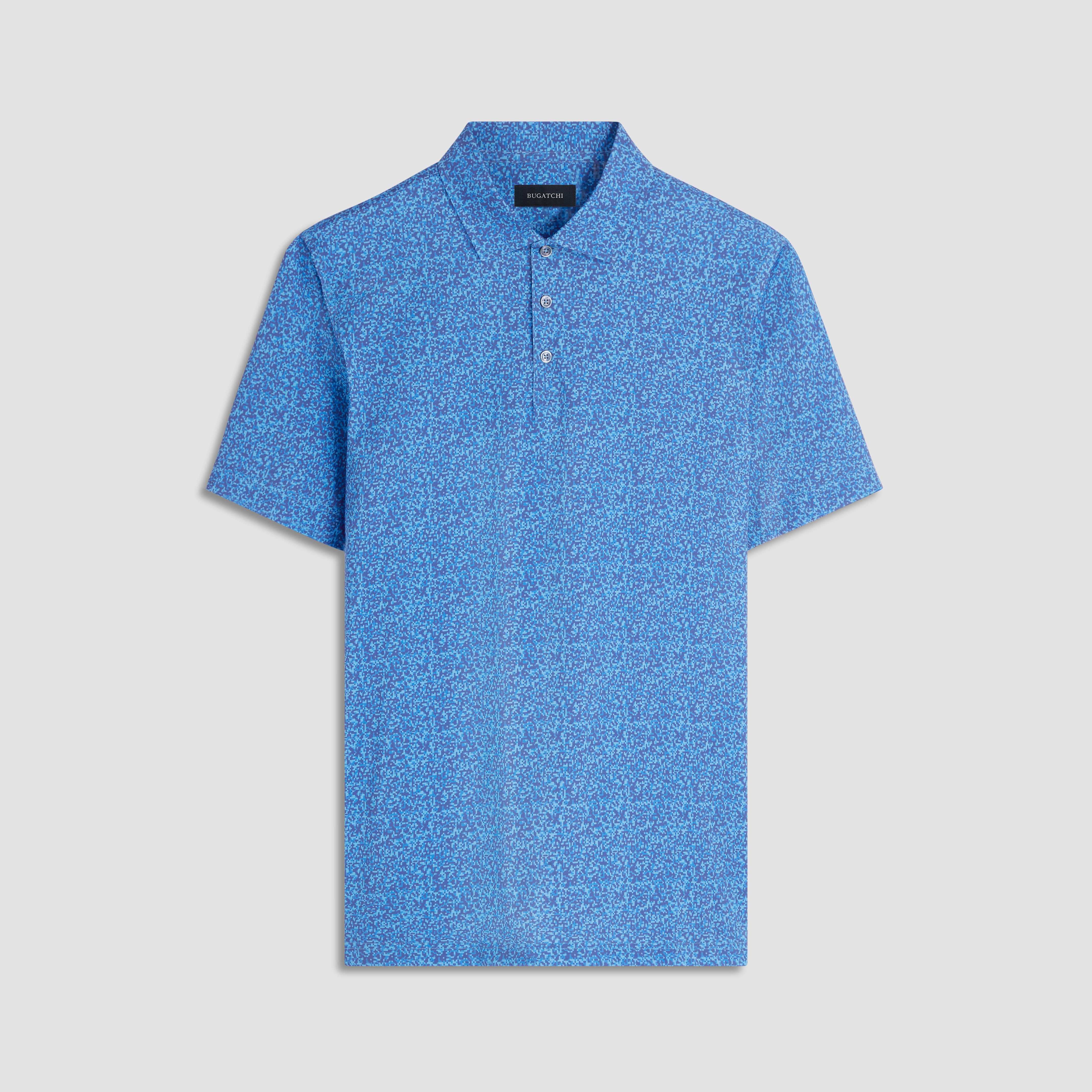 Victor Abstract OoohCotton Polo – BUGATCHI
