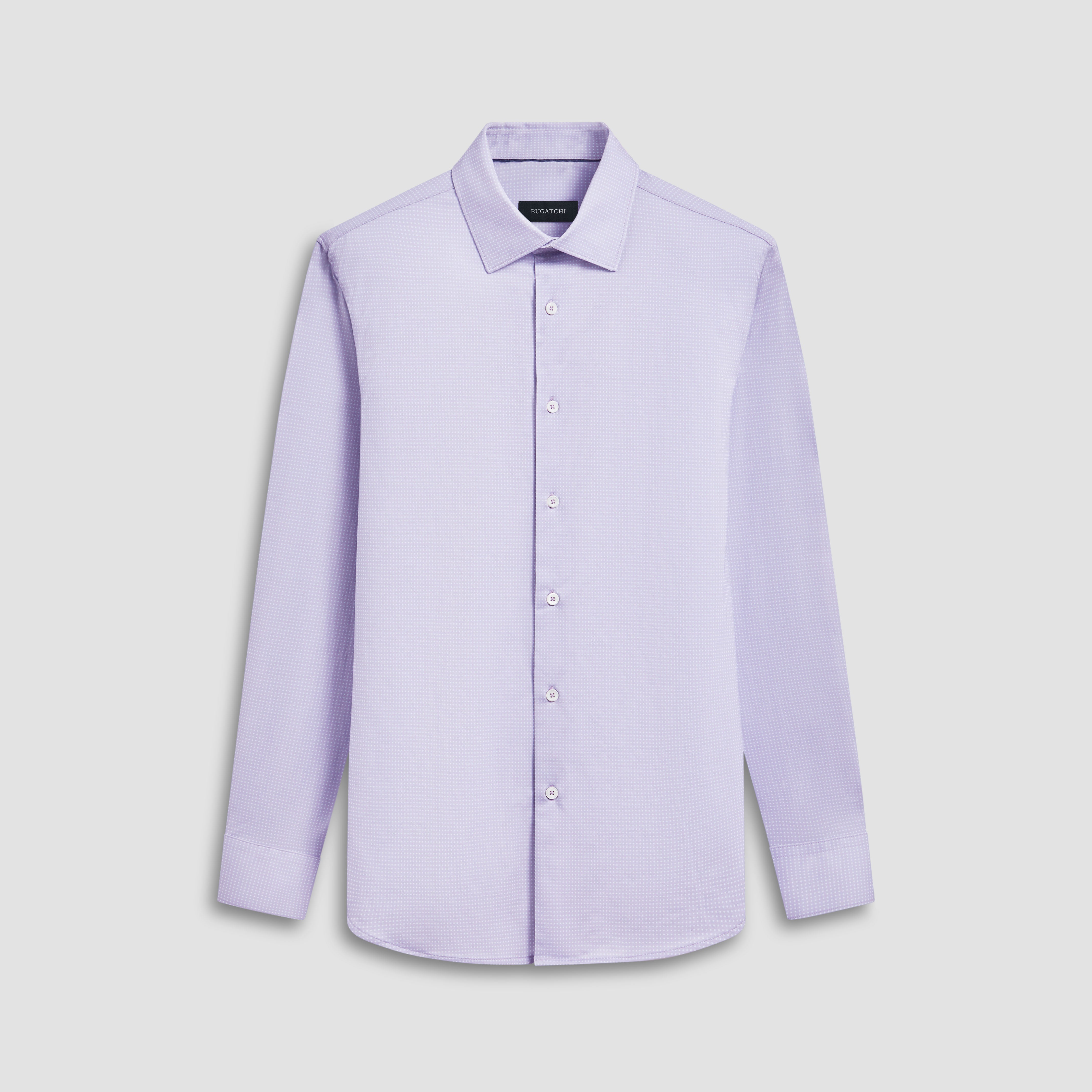 James Pin Dot OoohCotton Shirt – BUGATCHI