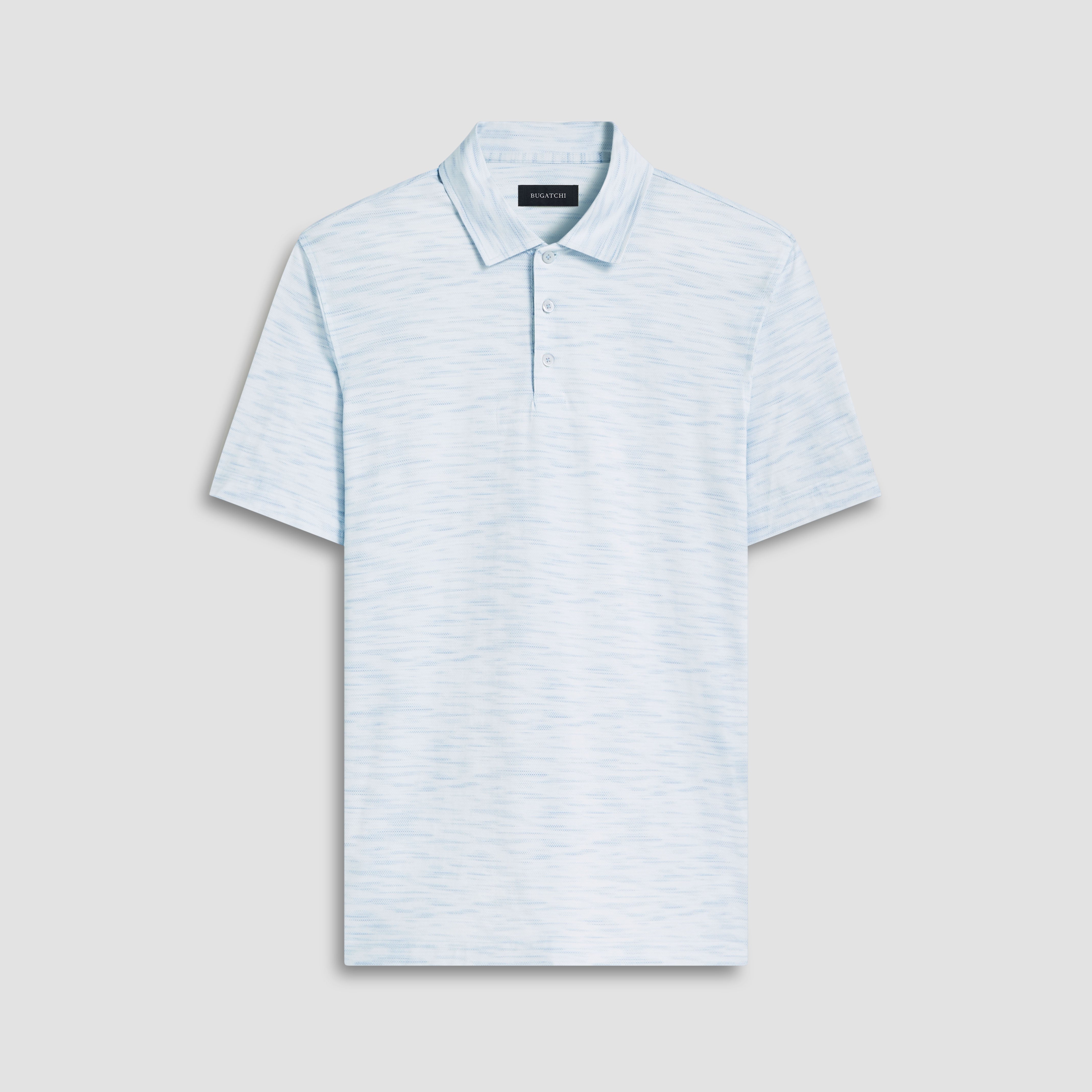 Victor Stitch Print OoohCotton Polo – BUGATCHI