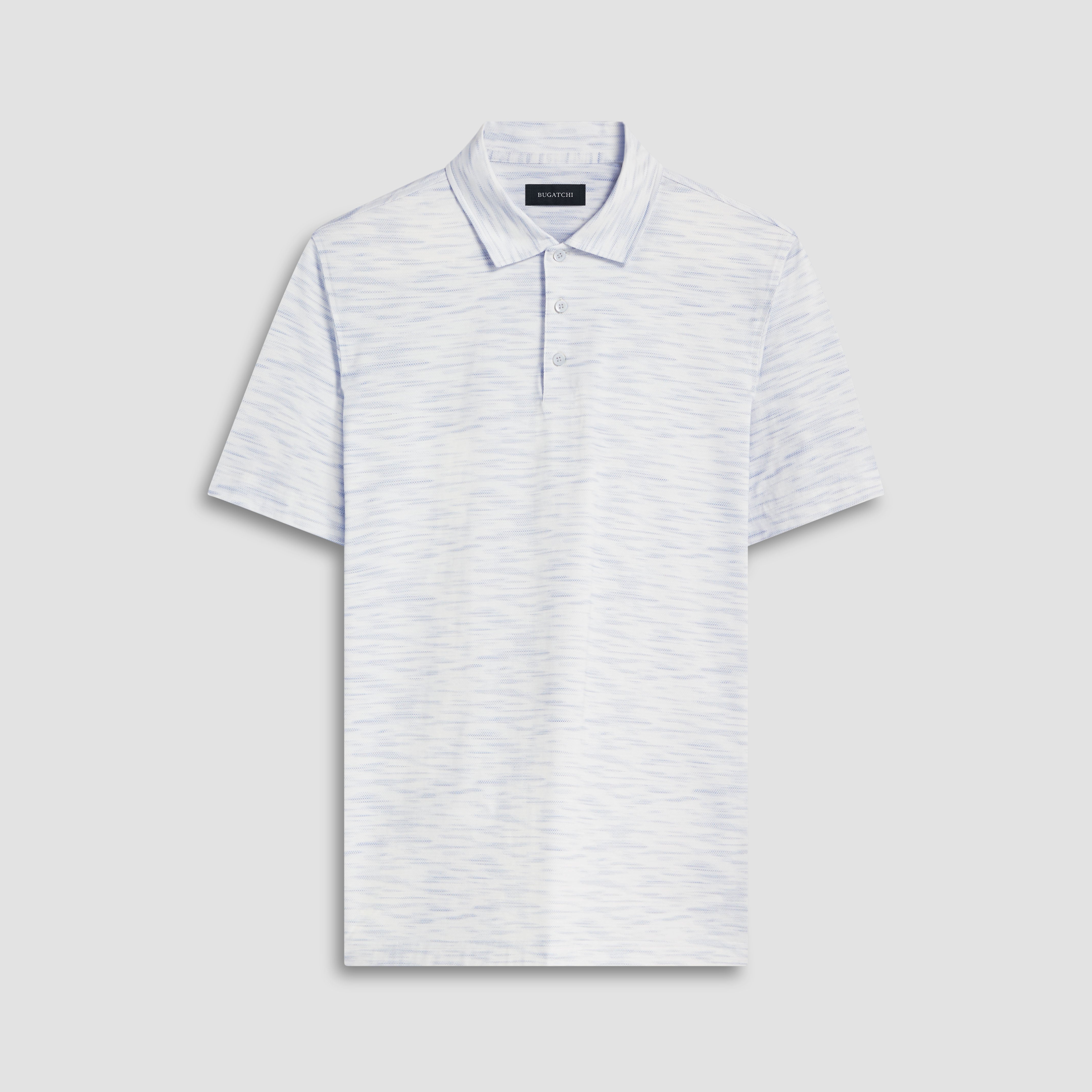 Victor Stitch Print OoohCotton Polo – BUGATCHI
