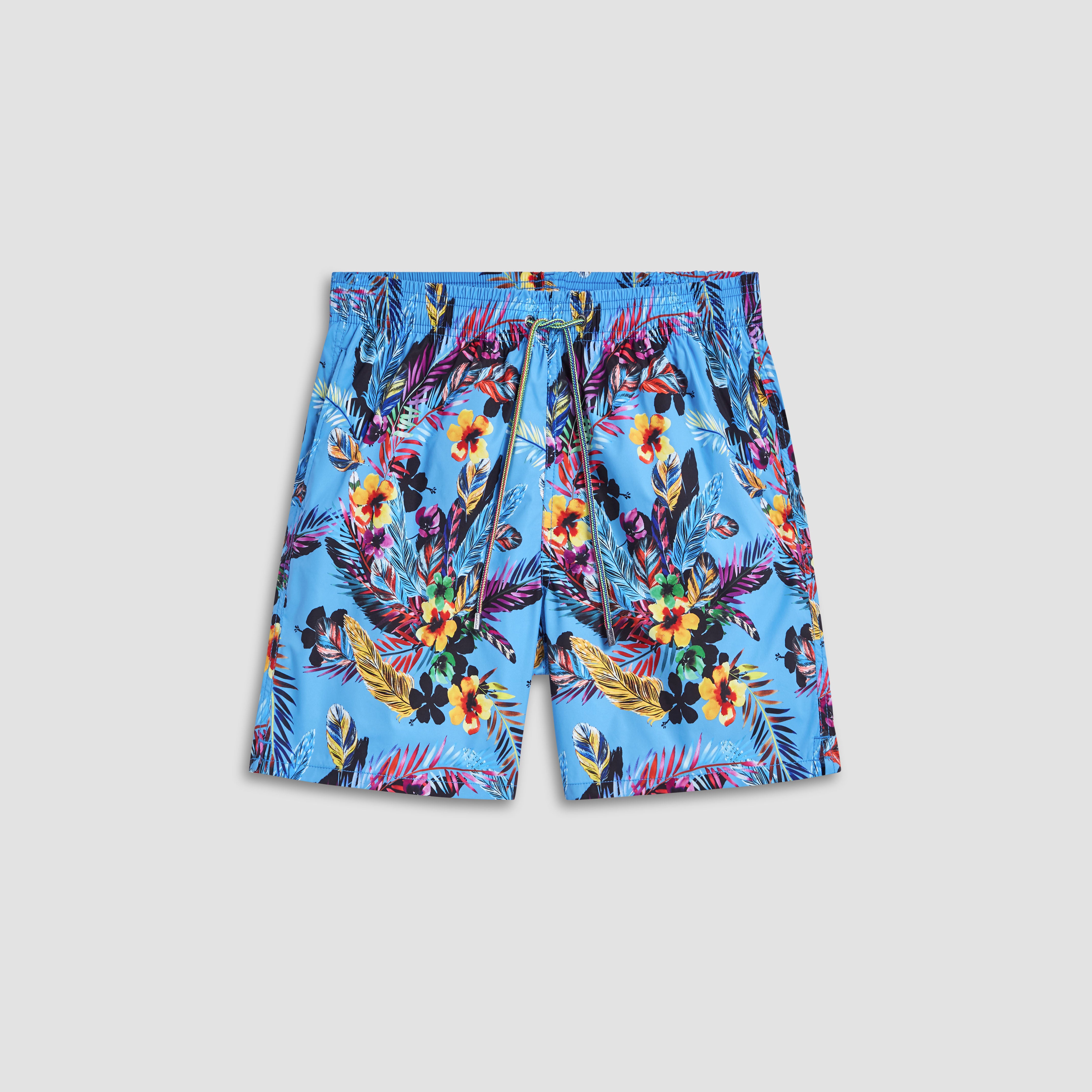 Cosmo Floral Swim Trunks – BUGATCHI