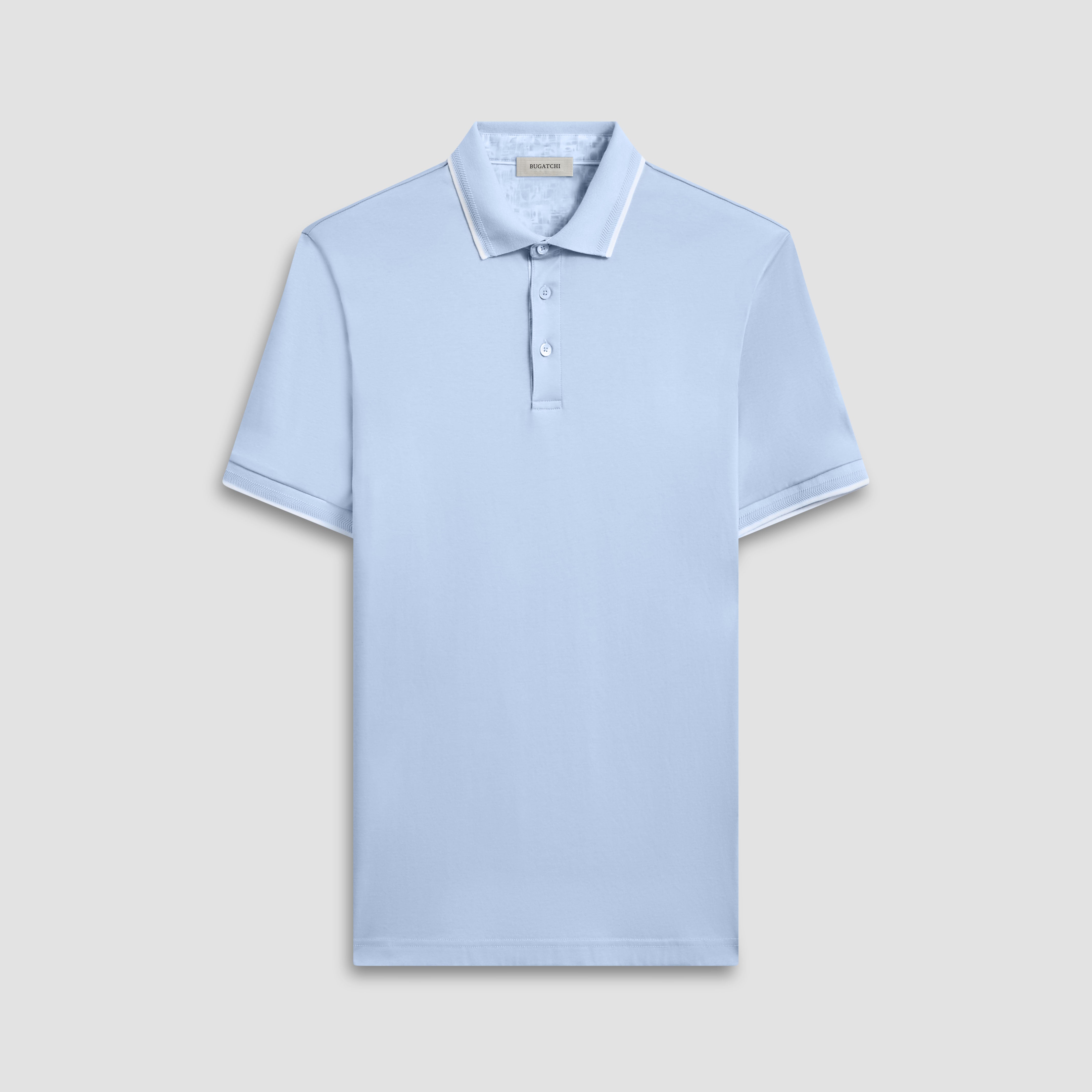 Contrast Three Button Polo – BUGATCHI