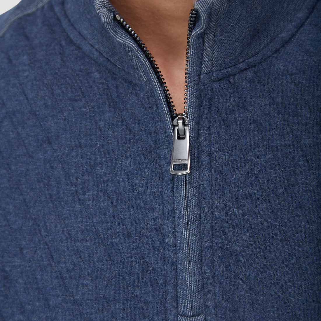 Diamond Quilted Quarter-Zip Pullover – BUGATCHI