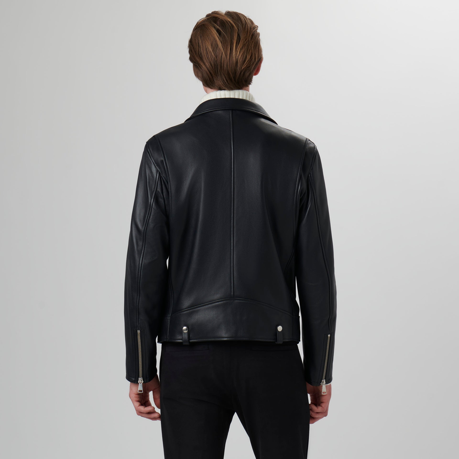 Leather Biker Jacket – BUGATCHI
