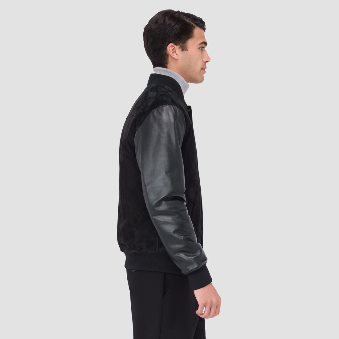 Suede & Leather Jacket – BUGATCHI