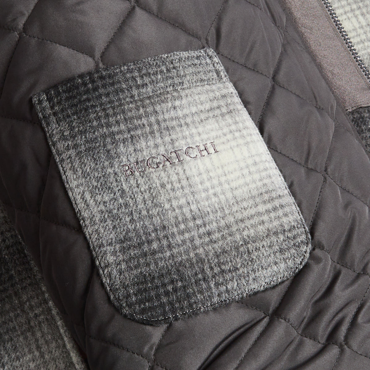 Plaid Car Coat With Hood – BUGATCHI