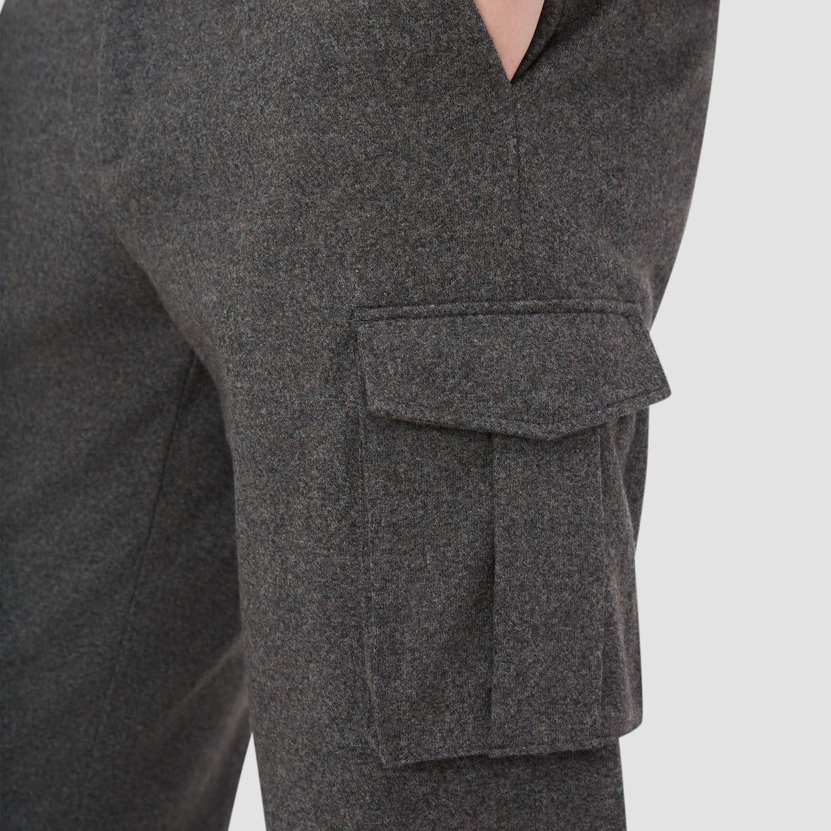 Wool Blend Knit Cargo Pants – BUGATCHI