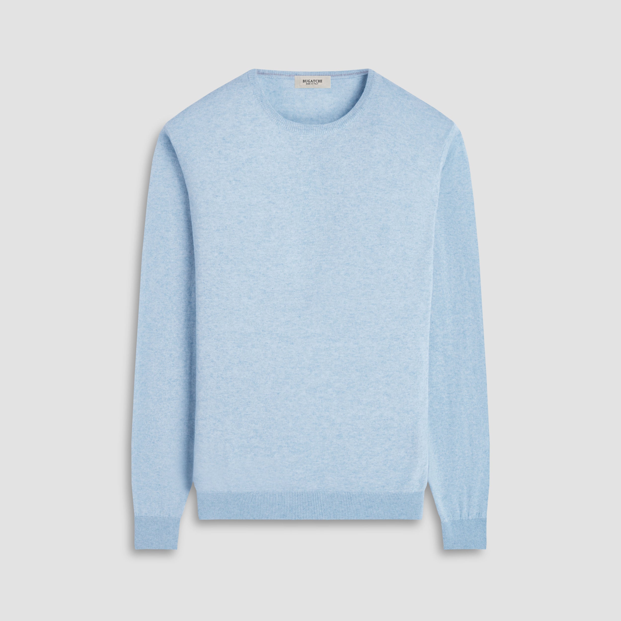 Solid Crew Neck Sweater – BUGATCHI