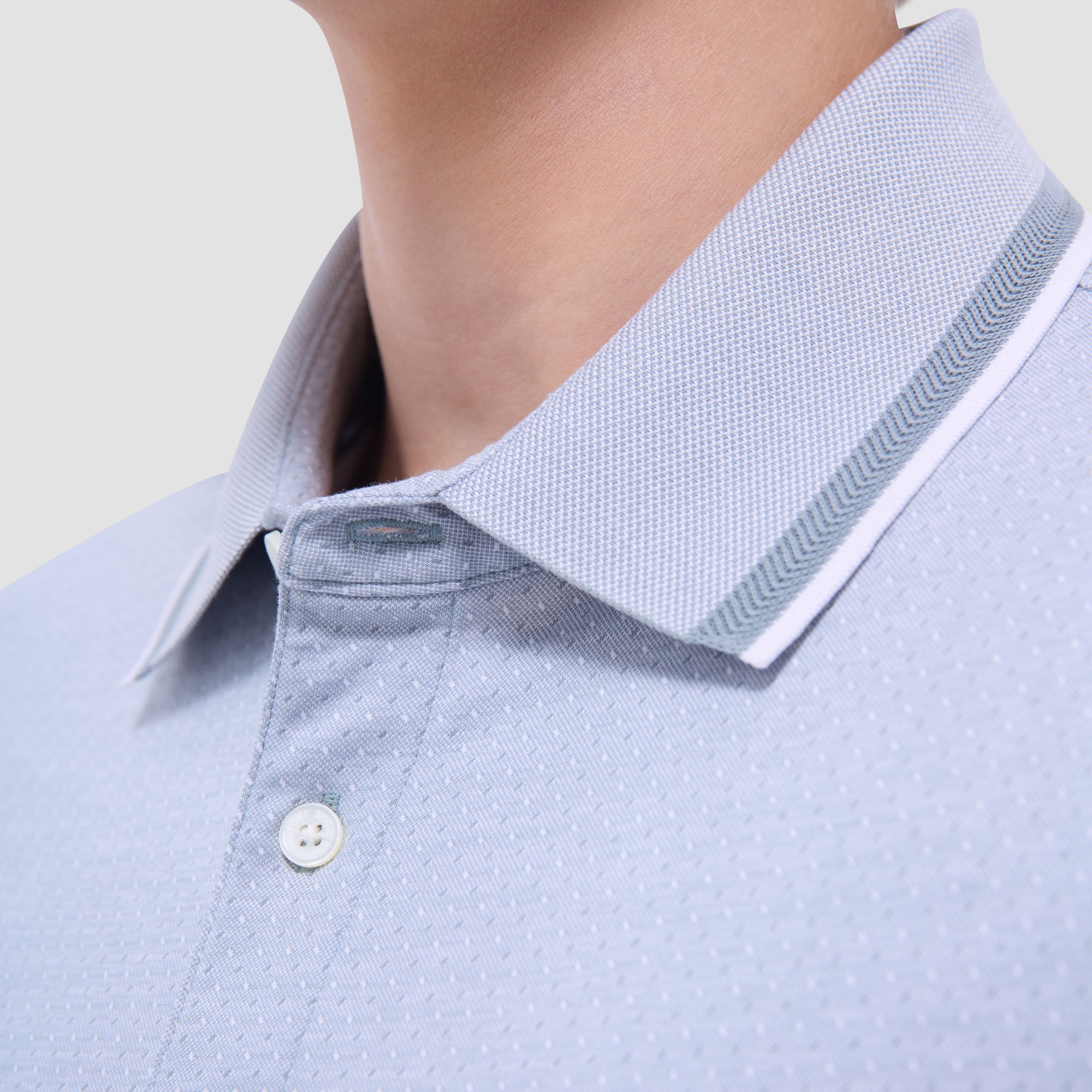 Speckled Bird's Eye Polo Shirt – BUGATCHI