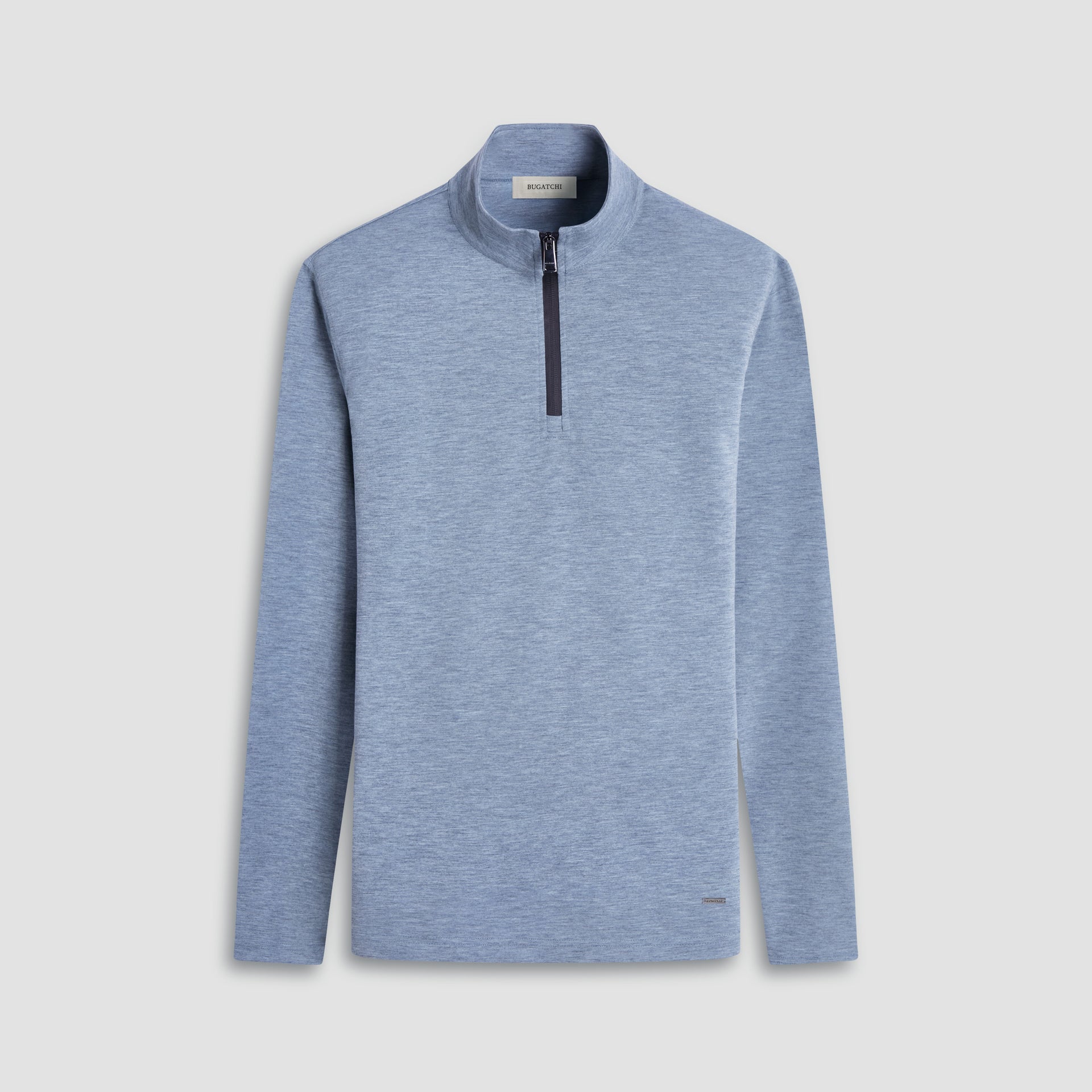 Soft Touch Heather Quarter-Zip Pullover – BUGATCHI