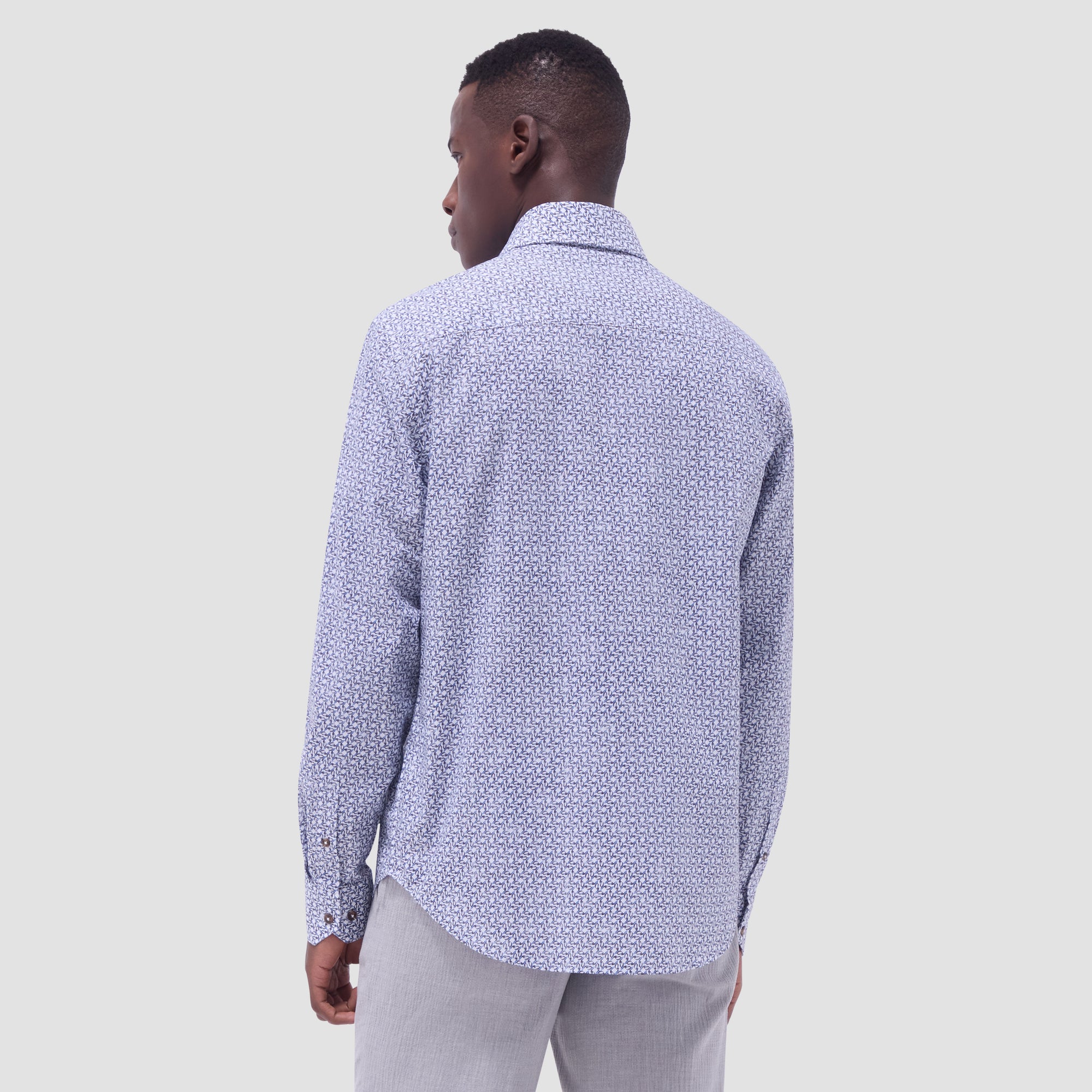 Alvin Geometric Abstract Shirt – BUGATCHI